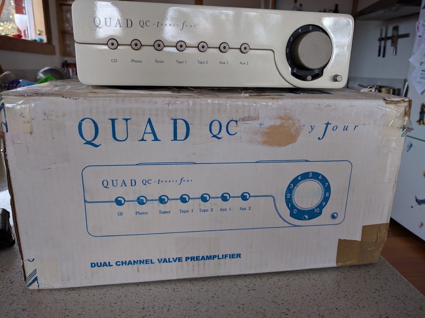 SOLD Quad QC24 valve preamp (without optional phono stage) - Stereo ...