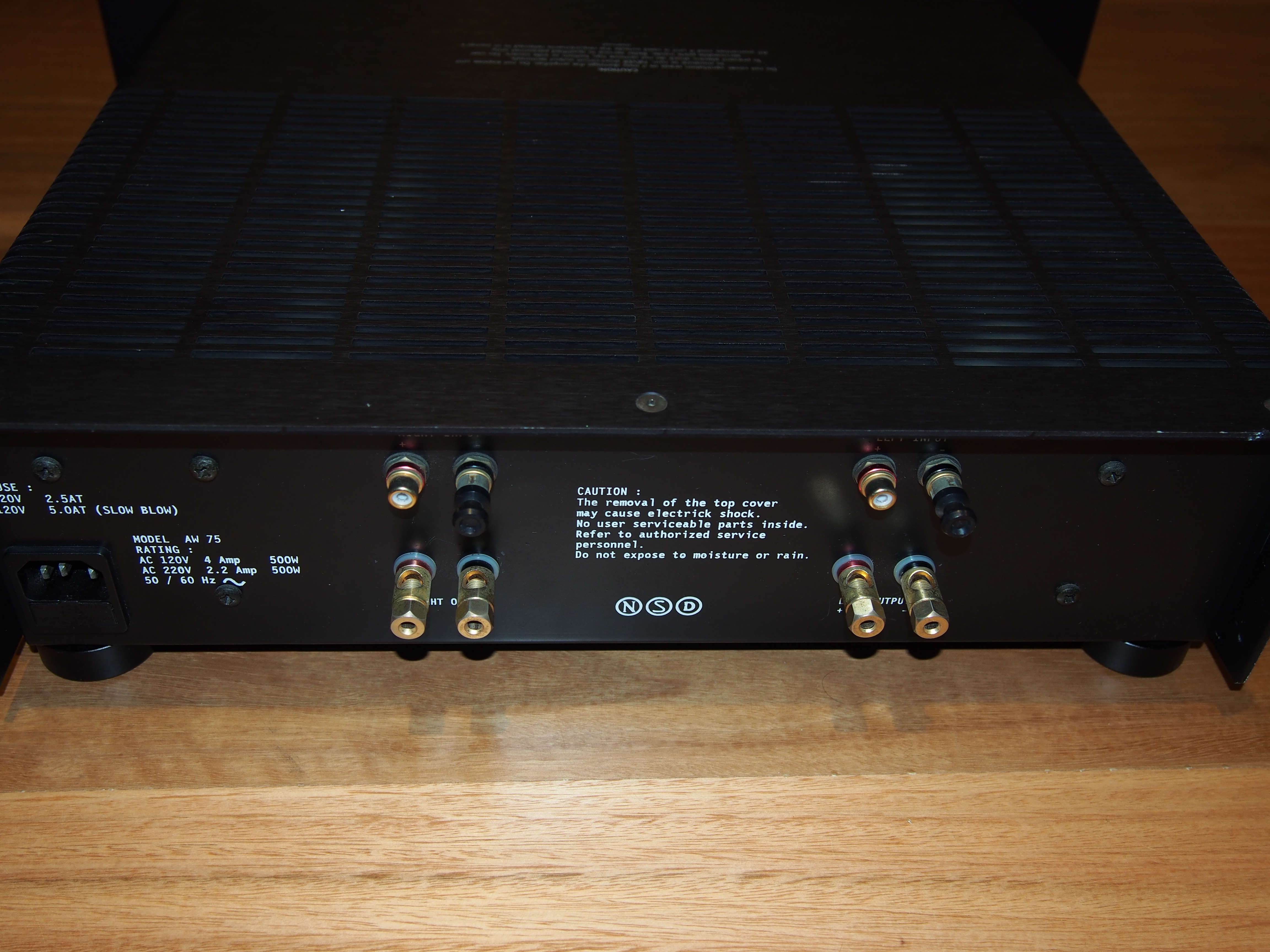 EOI: Electrocompaniet Ampliwire 75 (AW-75) - Stereo, Home Cinema ...