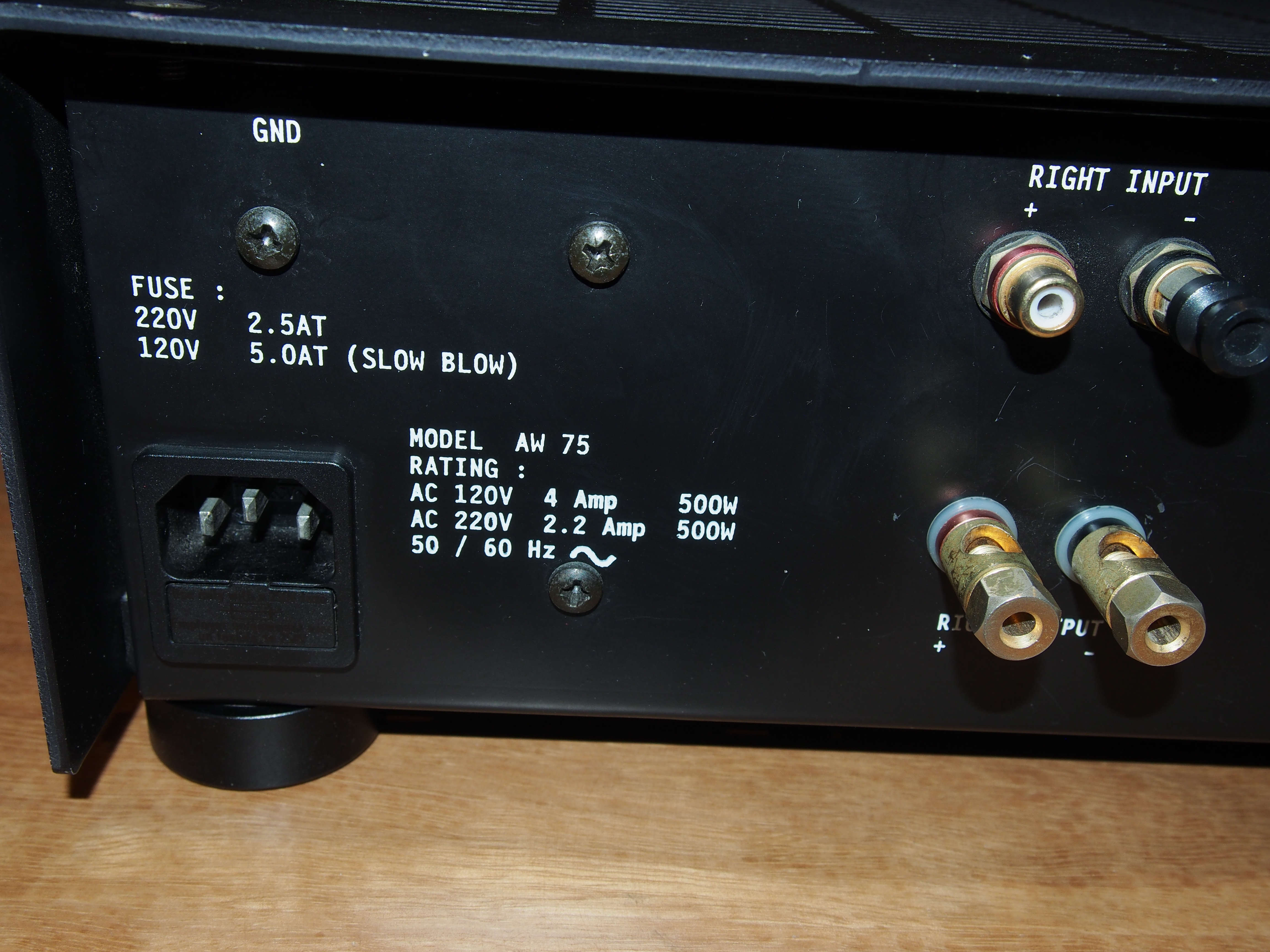 EOI: Electrocompaniet Ampliwire 75 (AW-75) - Stereo, Home Cinema ...