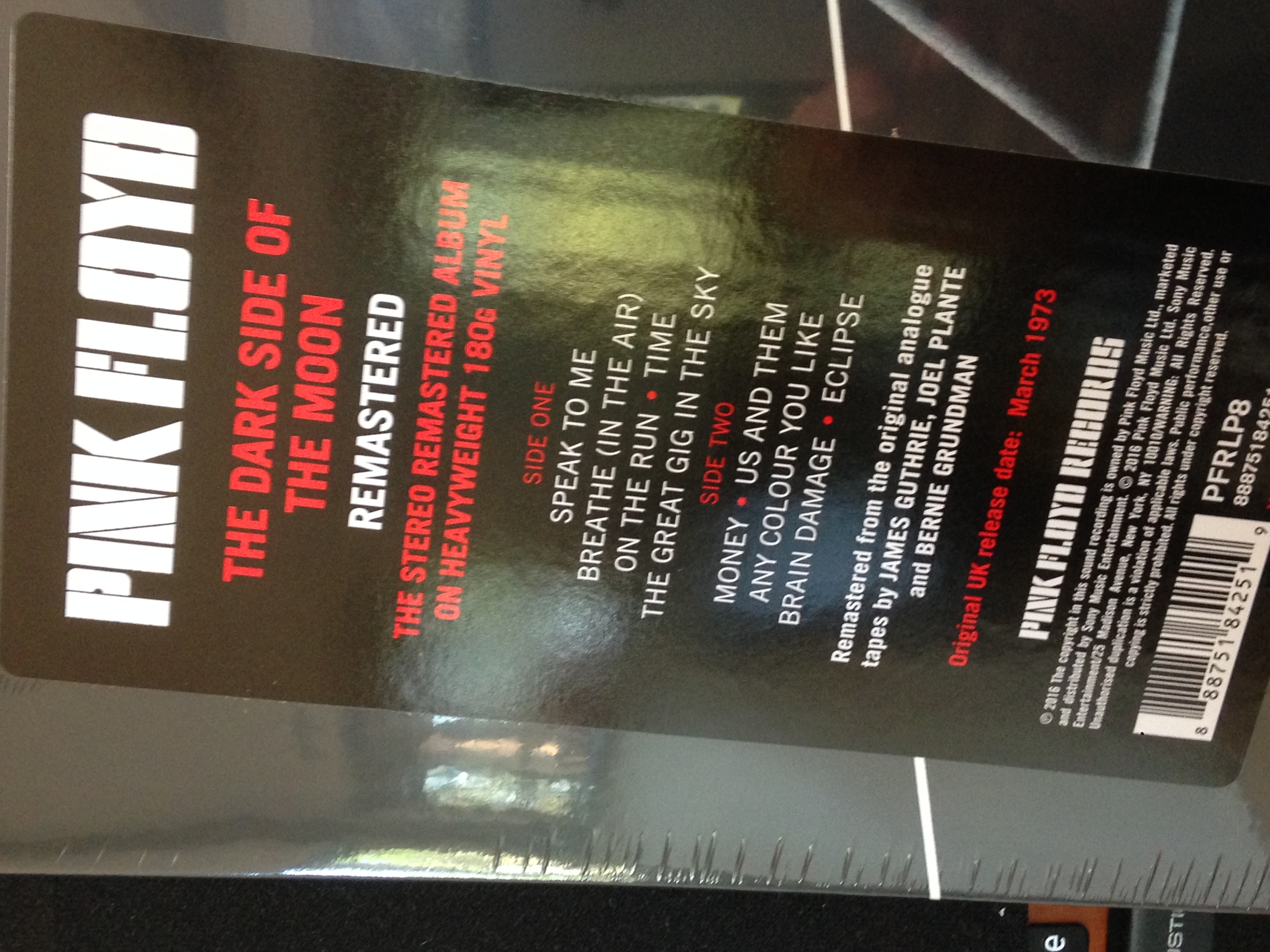 DSOTM 2016 Remaster on Vinyl |﻿ Vinyl and Turntables