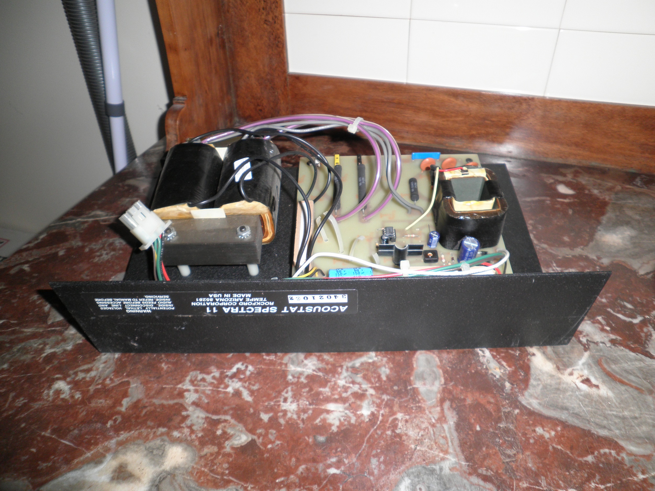 ACOUSTAT SPECTRA 11 ELECTROSTATIC SPEAKERS INTERFACES/CROSSOVERS PAIR ...