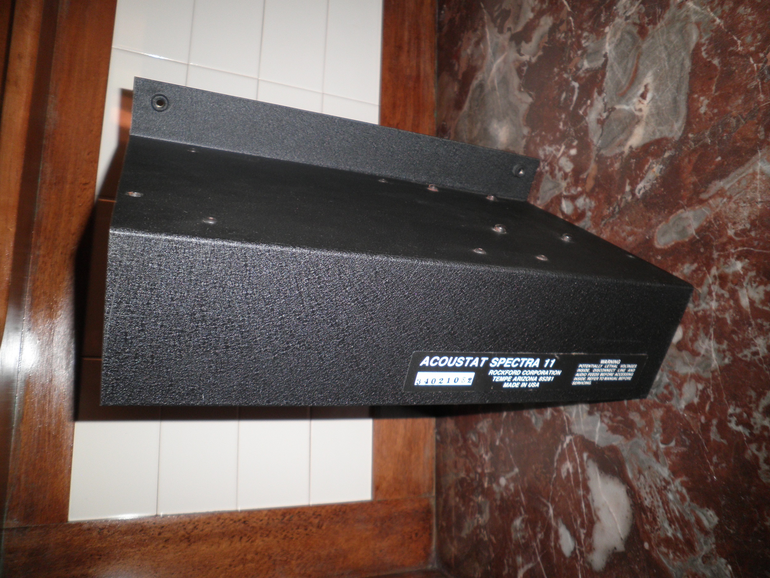 ACOUSTAT SPECTRA 11 ELECTROSTATIC SPEAKERS INTERFACES/CROSSOVERS PAIR ...