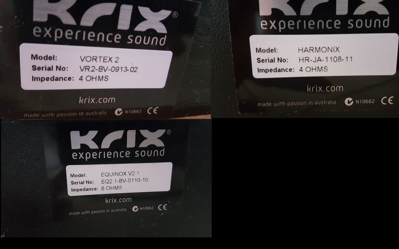 FS: Krix Home Theater 5ch speakers. Darwin |﻿ Stereo, Home Cinema ...