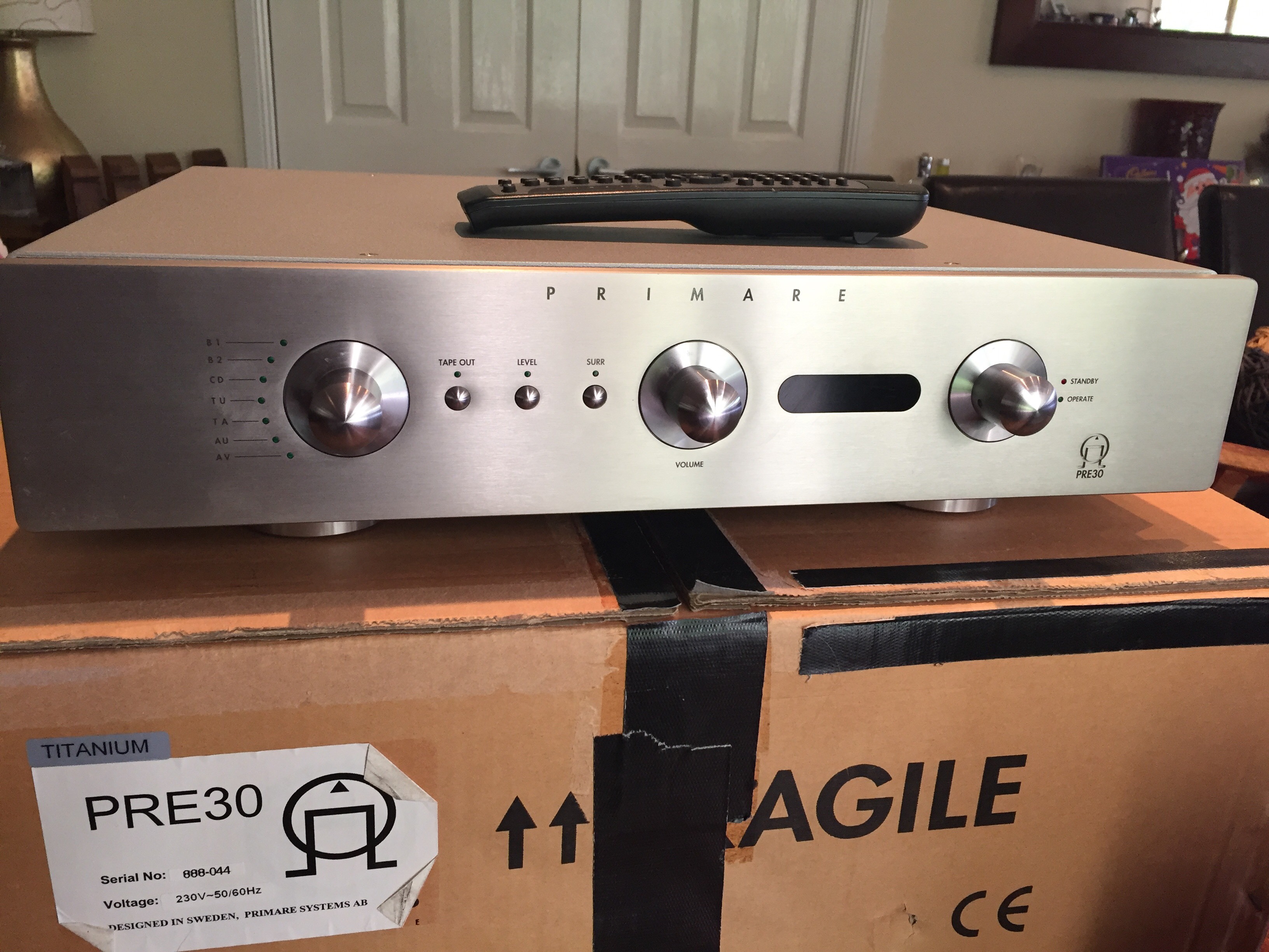 FS: Primare Pre30 Preamp with C22 remote - Stereo, Home Cinema ...