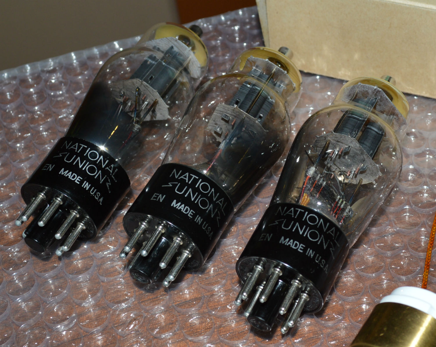 FS: 3x 6F8G National Union Tubes + 2x 6F8G to 6SN7 adapters - Stereo ...