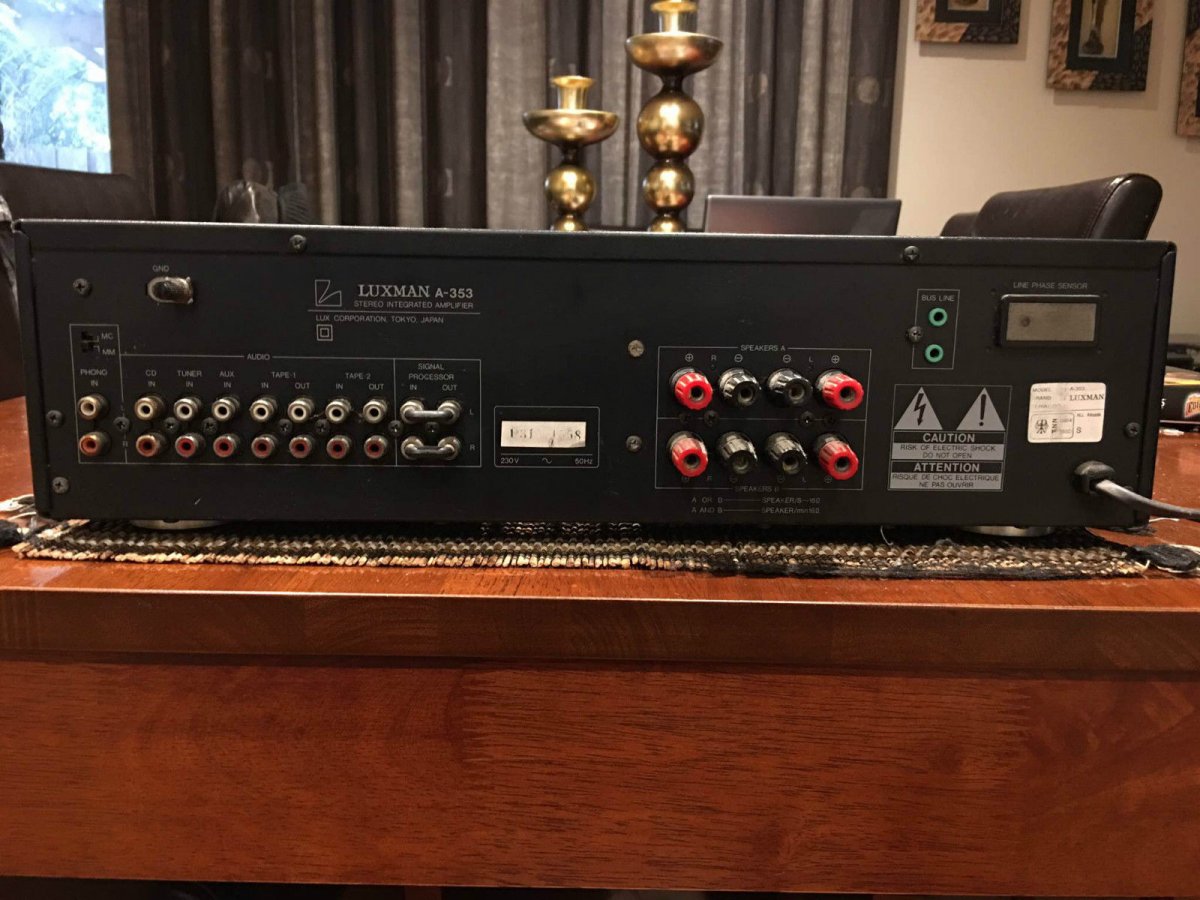 FS: Luxman Integrated Amp - A-353 - Sydney - Stereo, Home Cinema ...