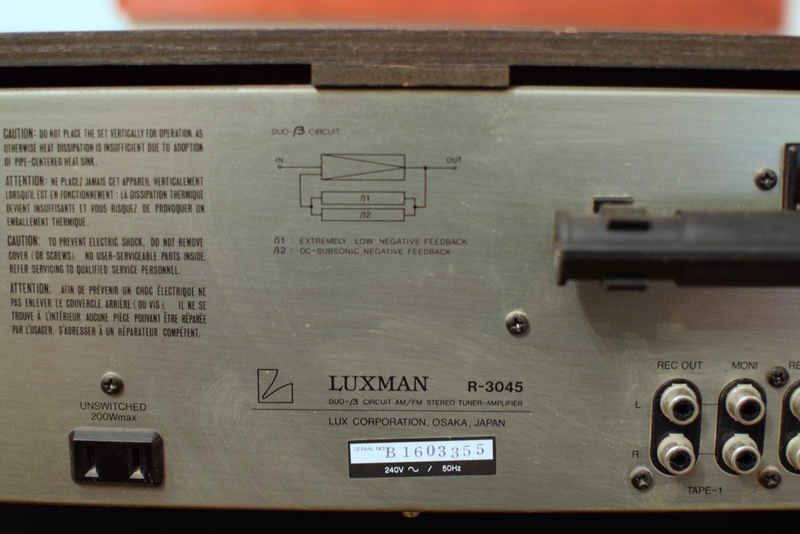FS: Luxman R-3045 AM/FM Stereo Tuner/Amp |﻿ Stereo, Home Cinema ...