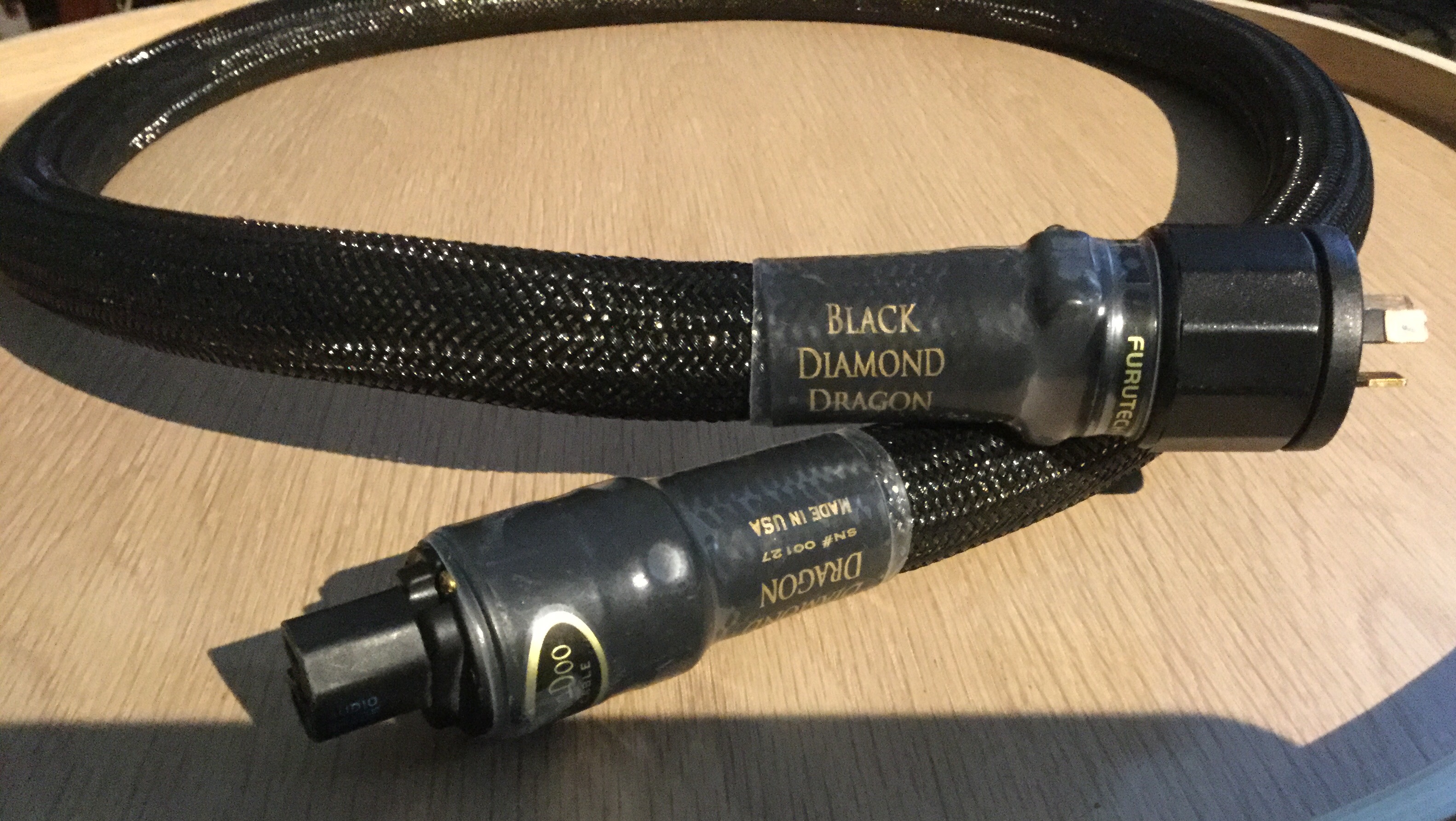 FS: Voodoo Black Diamond Dragon power cable, au plug - Stereo, Home ...