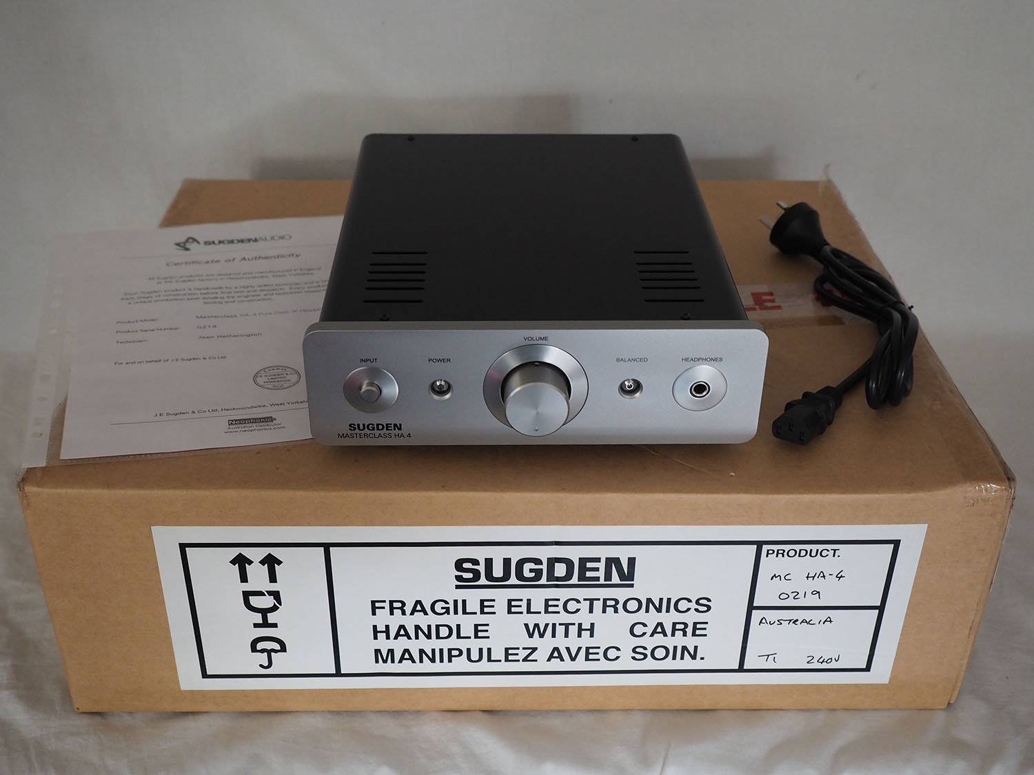 FS: Sugden Masterclass HA-4 Headphone Amp - Stereo, Home Cinema ...
