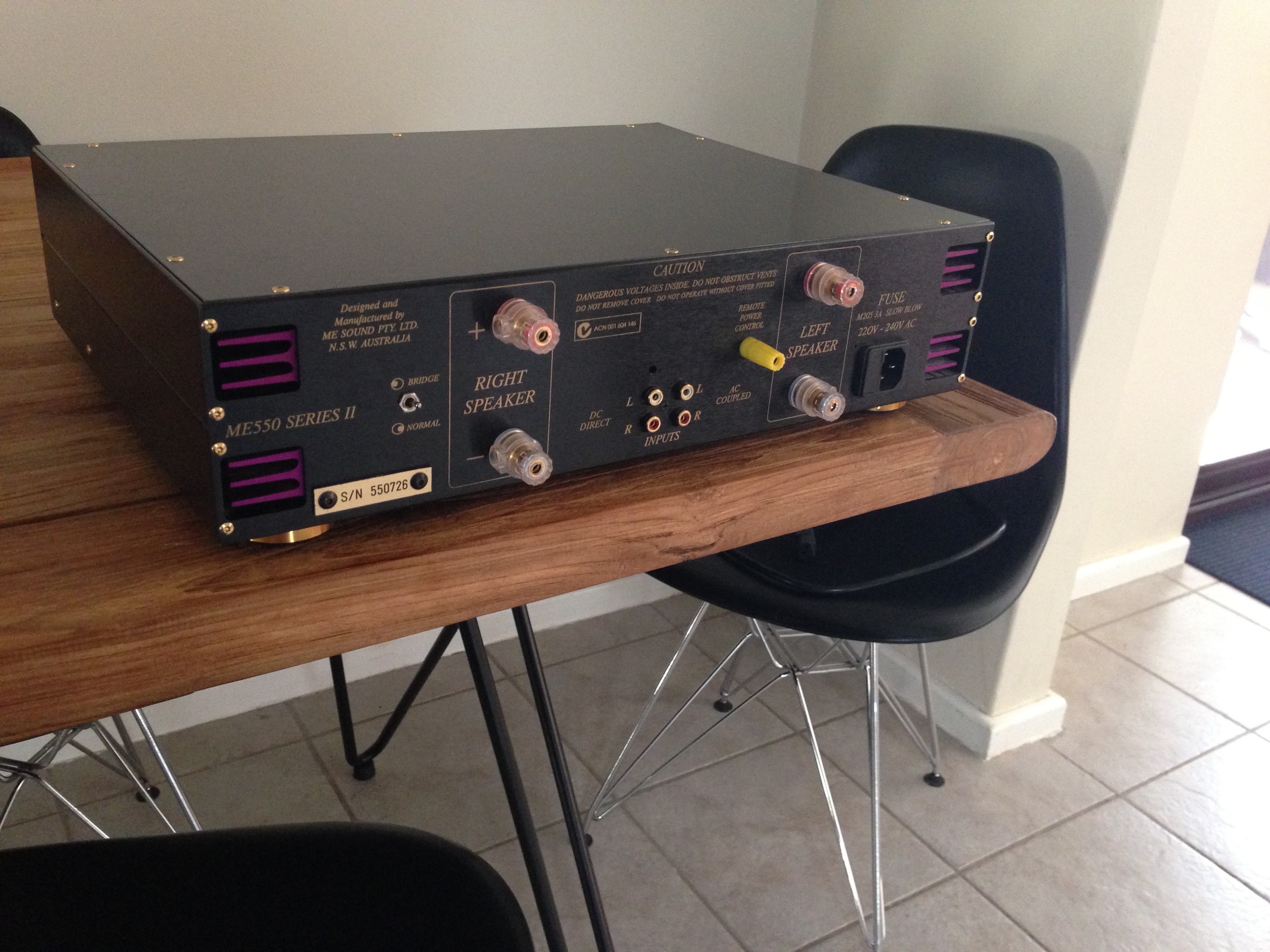 ME 550 MK II Hi Cap Power Amplifier - Stereo, Home Cinema, Headphones ...