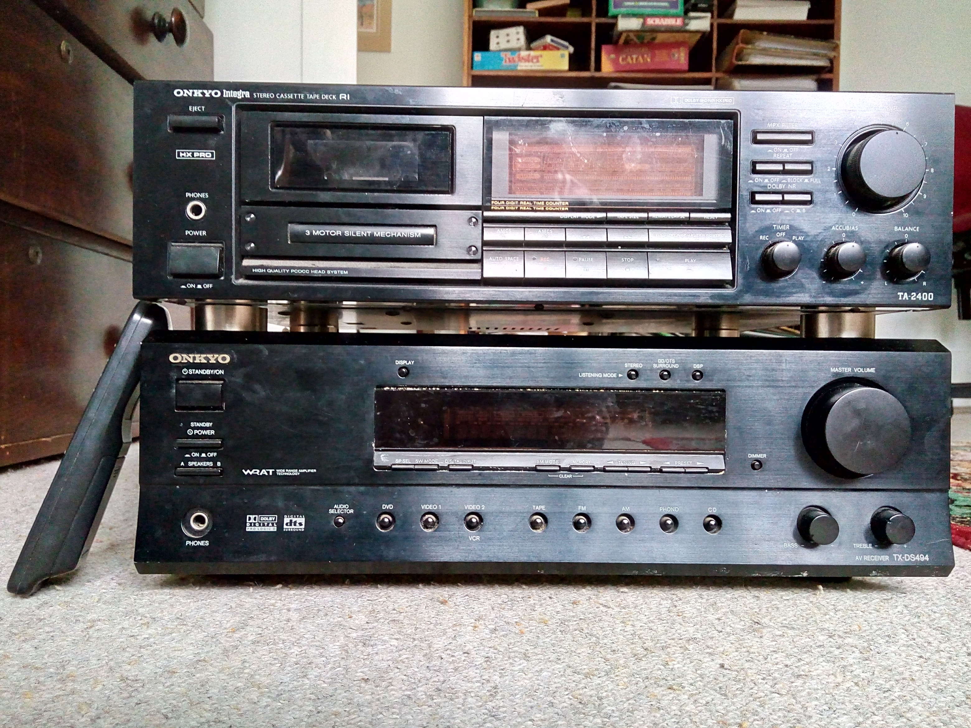 Free: Onkyo 5.1 receiver, Onkyo cassette deck - Stereo, Home Cinema ...