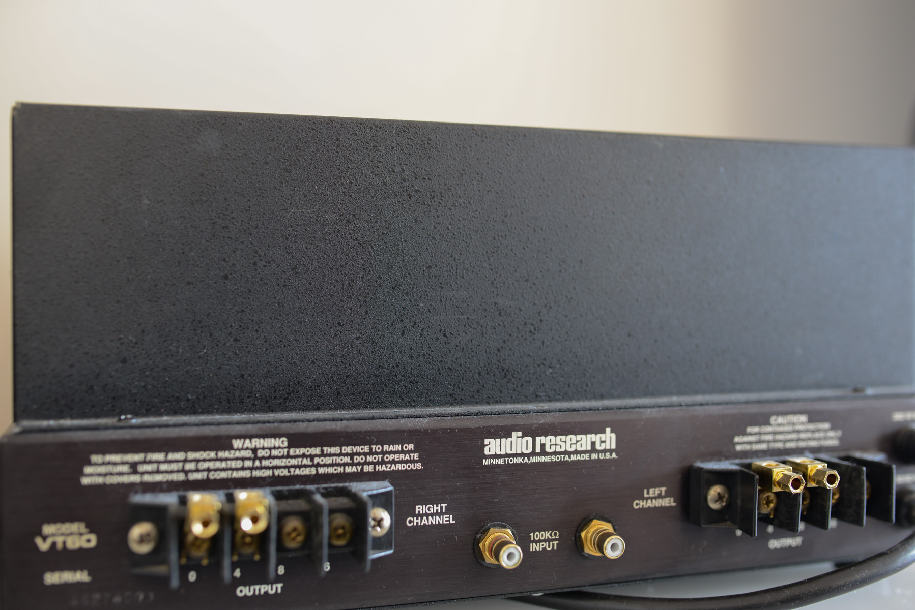 FS: Audio Research VT60 Power Amplifier (GE 6550 tubes) - Stereo, Home ...