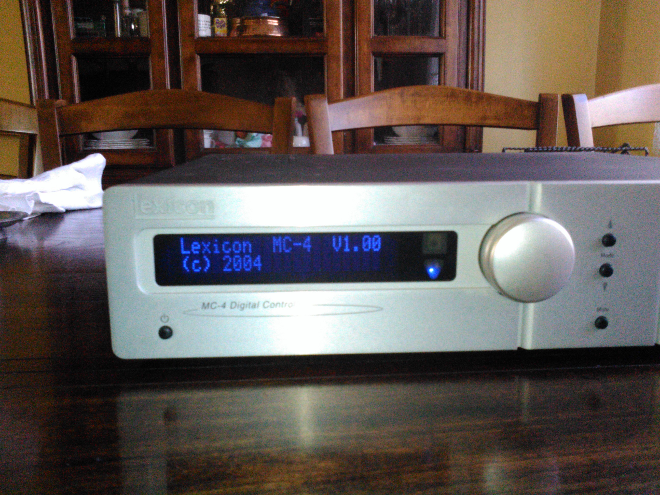 FS: Lexicon MC-4 Home Theatre Processor / Preamplifier (PHOTOS WORKING ...