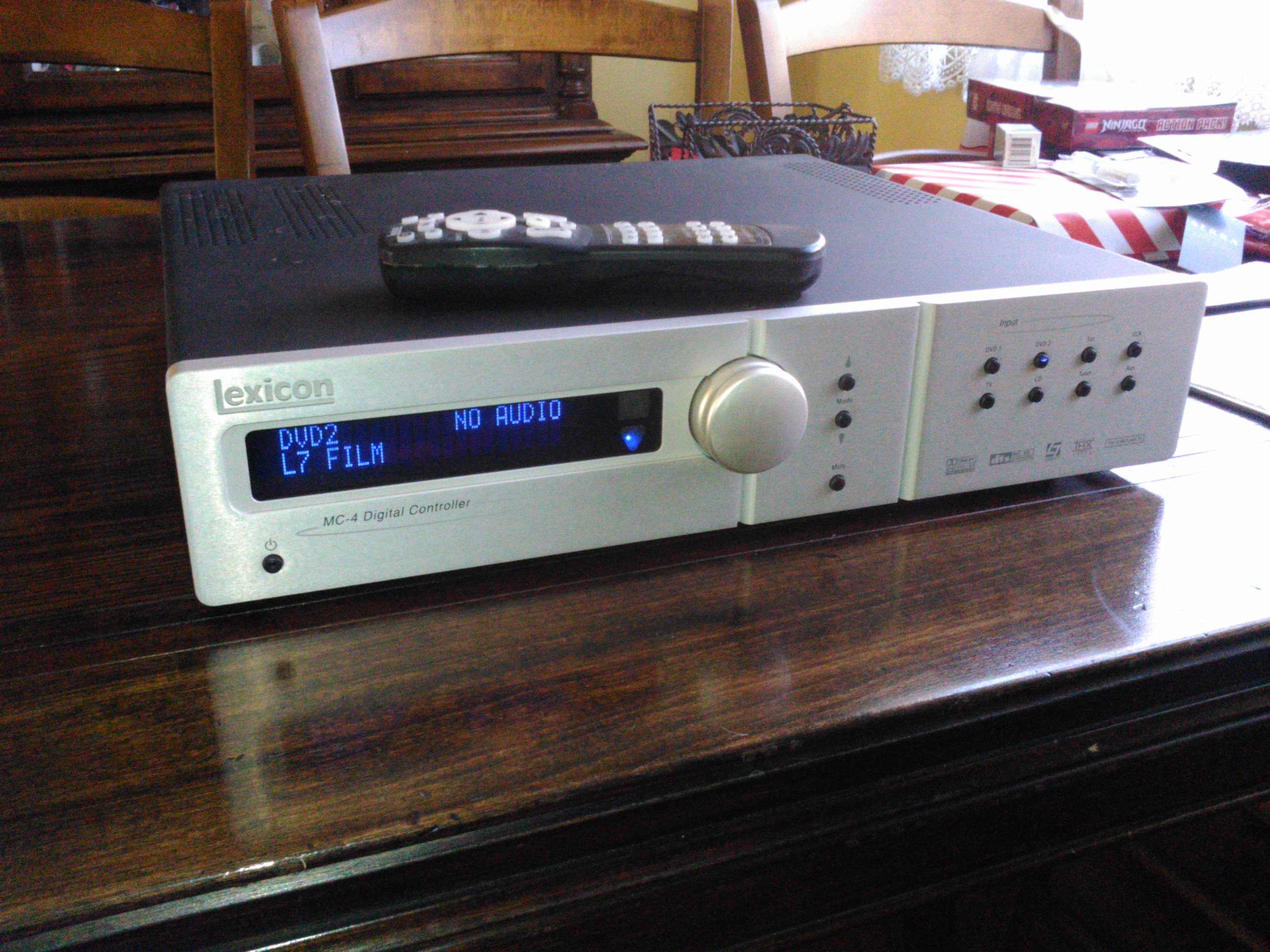 FS: Lexicon MC-4 Home Theatre Processor / Preamplifier (PHOTOS WORKING ...