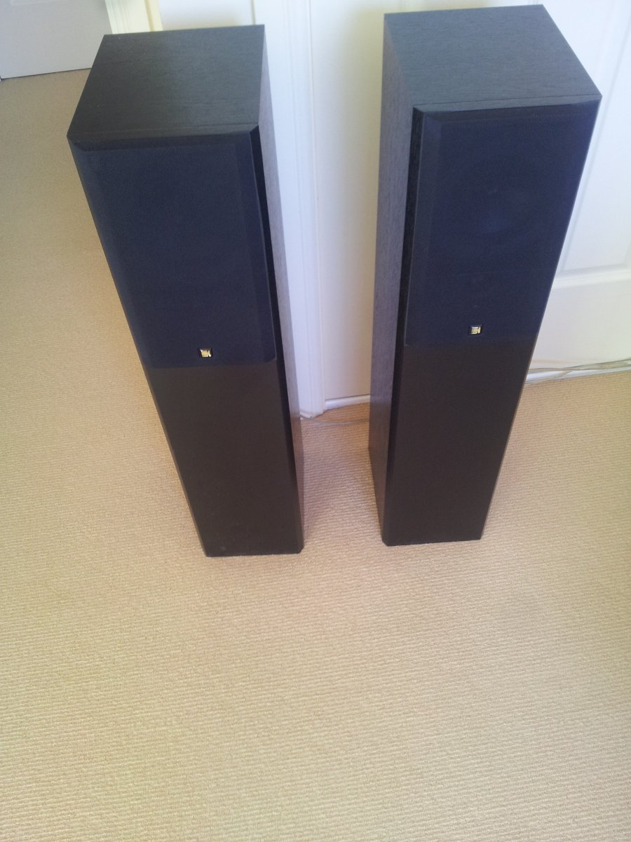 SOLD: FS: Kef Cresta 30 Floor stand speakers - Black - in as new ...