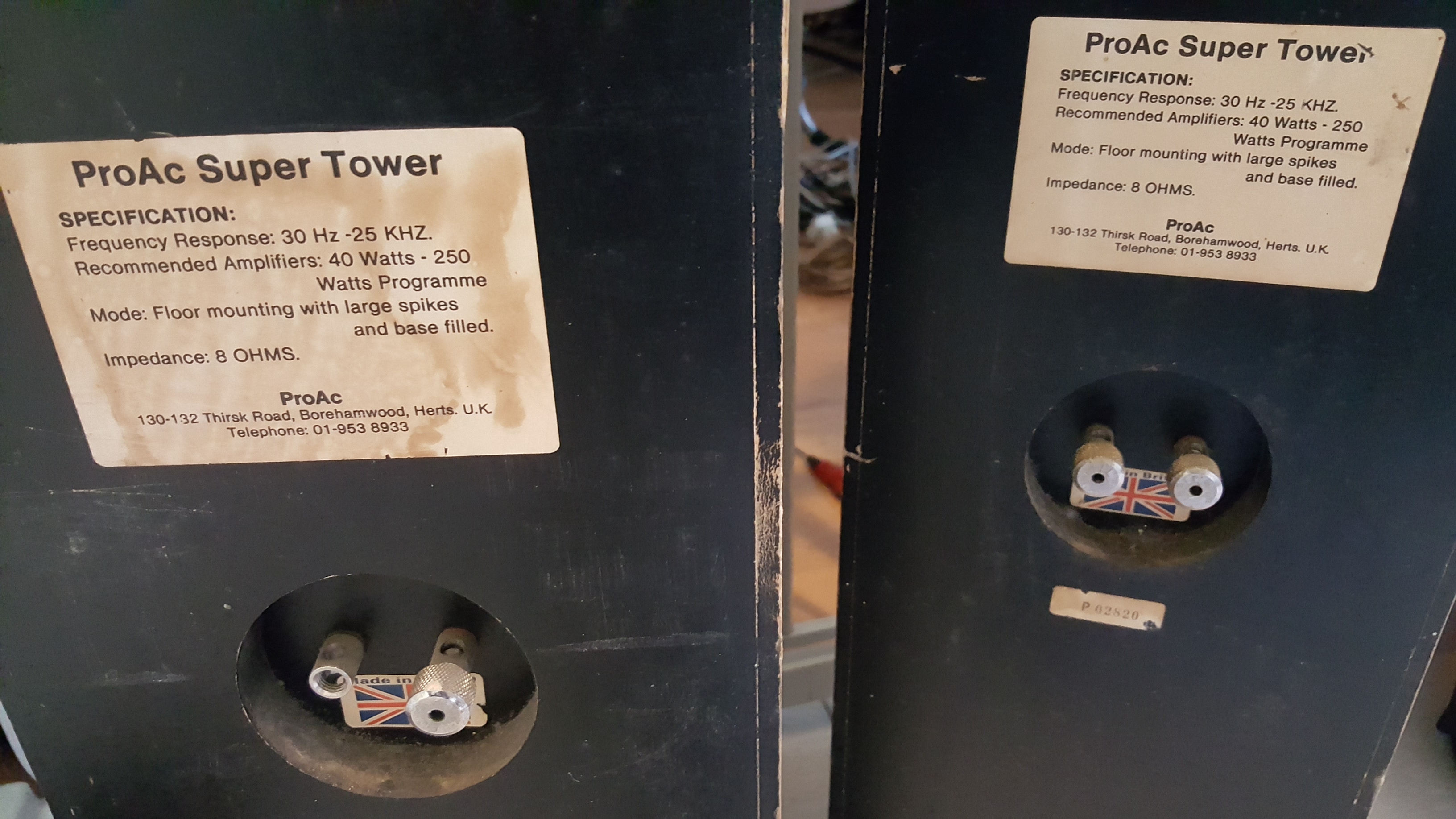 FS: Proac Super Tower floorstanding speakers - Stereo, Home Cinema ...