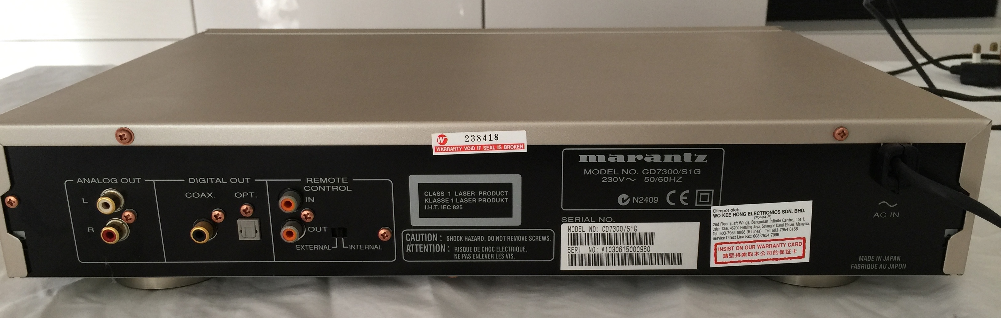 SOLD: On hold: Marantz CD7300 $80 - Stereo, Home Cinema, Headphones Components - StereoNET