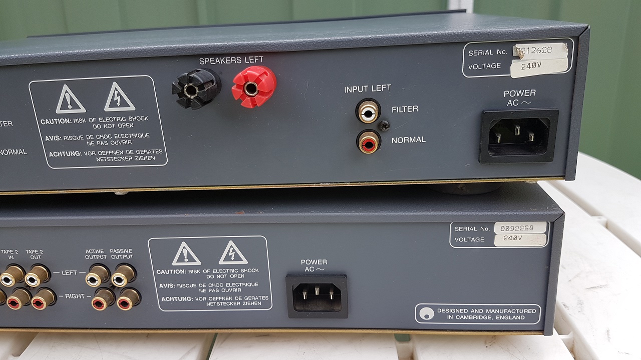 SOLD: FS: Cambridge audio pre + power amplifier A100 C100 - Stereo ...