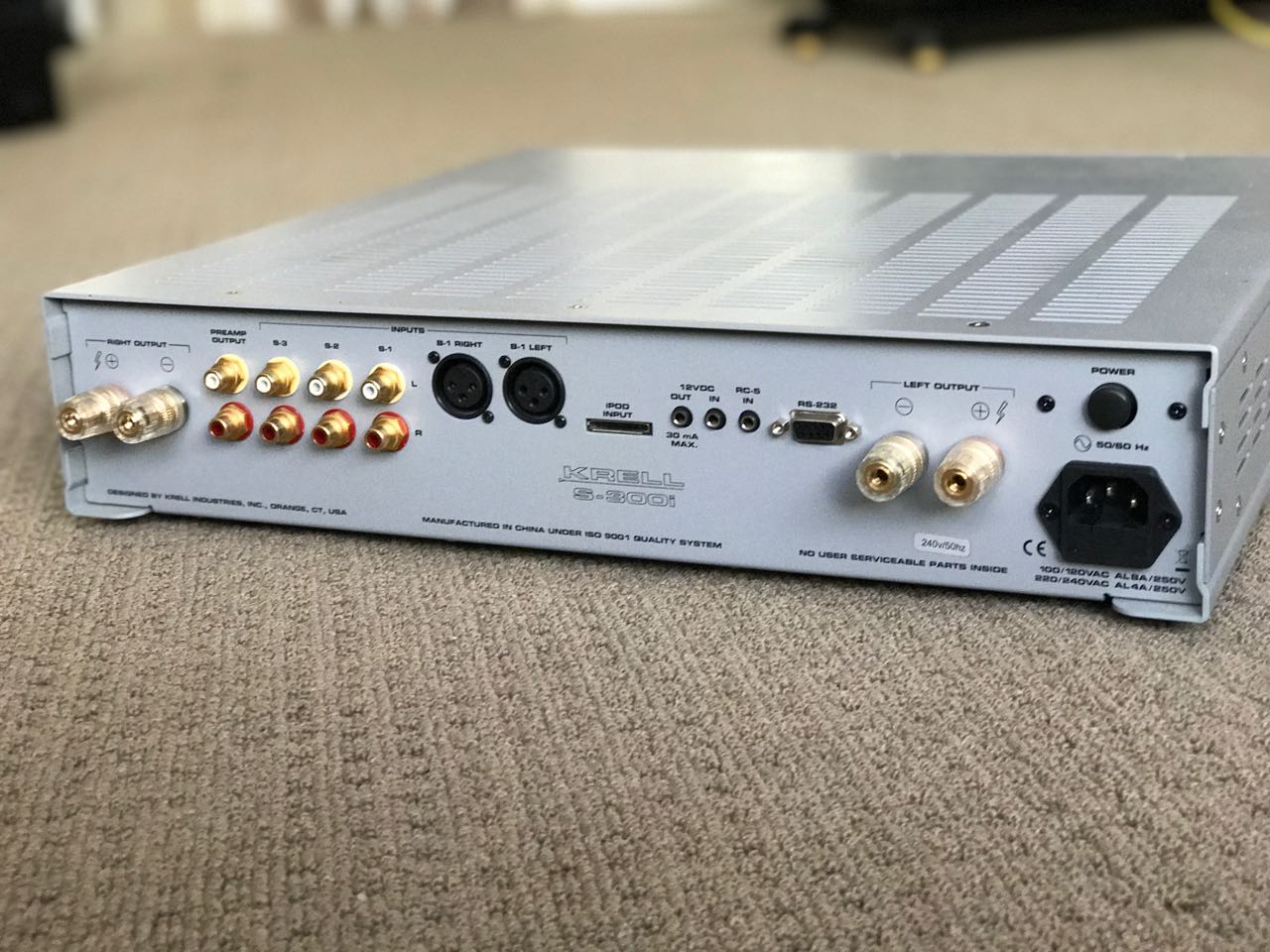 SOLD: FS: KRELL S-300i Integrated Amp |﻿ Stereo, Home Cinema ...