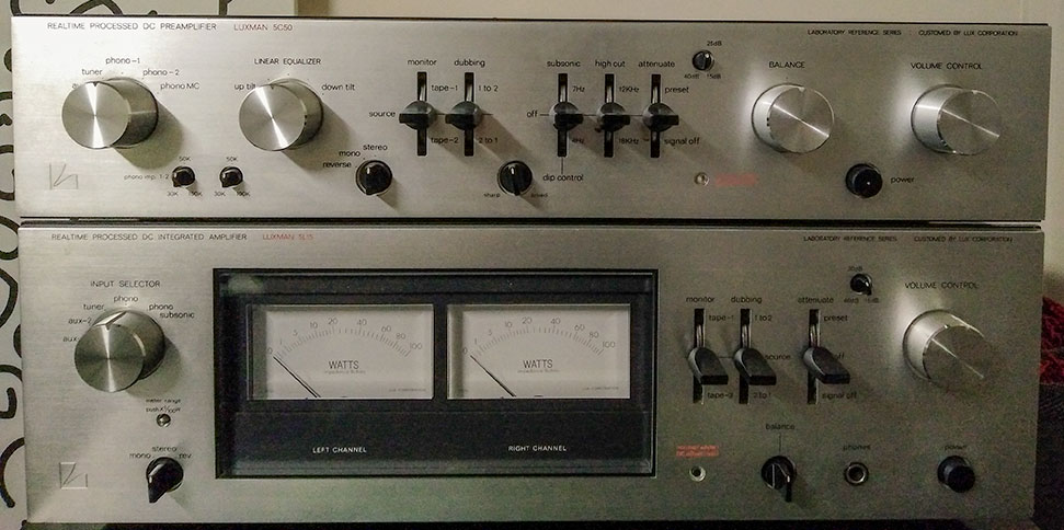 SOLD: FS: Luxman 5L15 integrated amp and 5C50 pre-amp - Stereo, Home ...