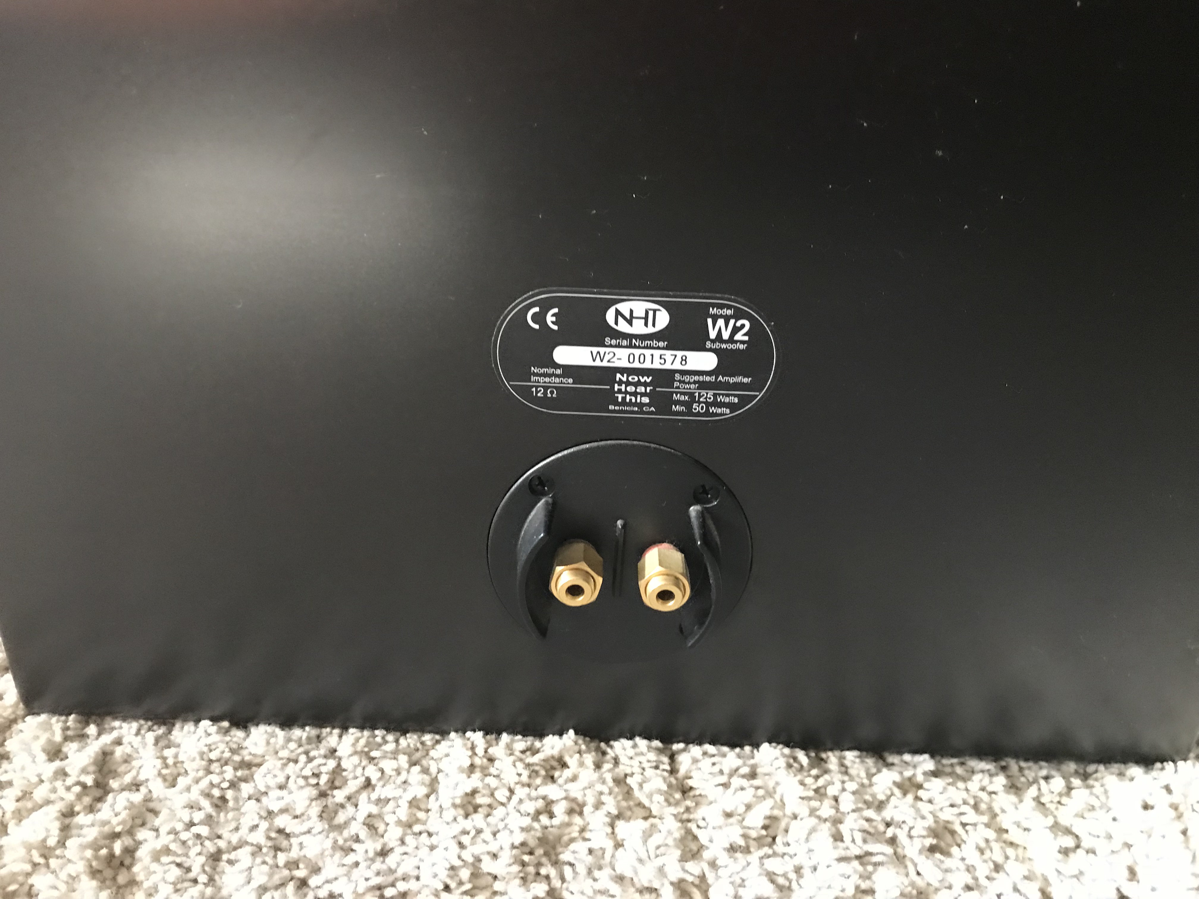 SOLD: FS: NHT Twin 12" Subwoofer system - Stereo, Home Cinema ...