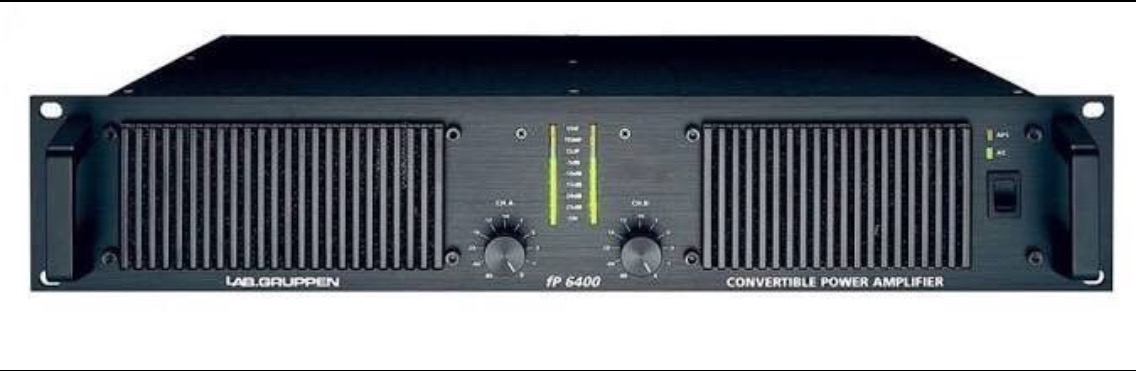 Lab Gruppen FP6400 Amplifier 1350 wpc @ 8 ohms - Stereo, Home Cinema ...
