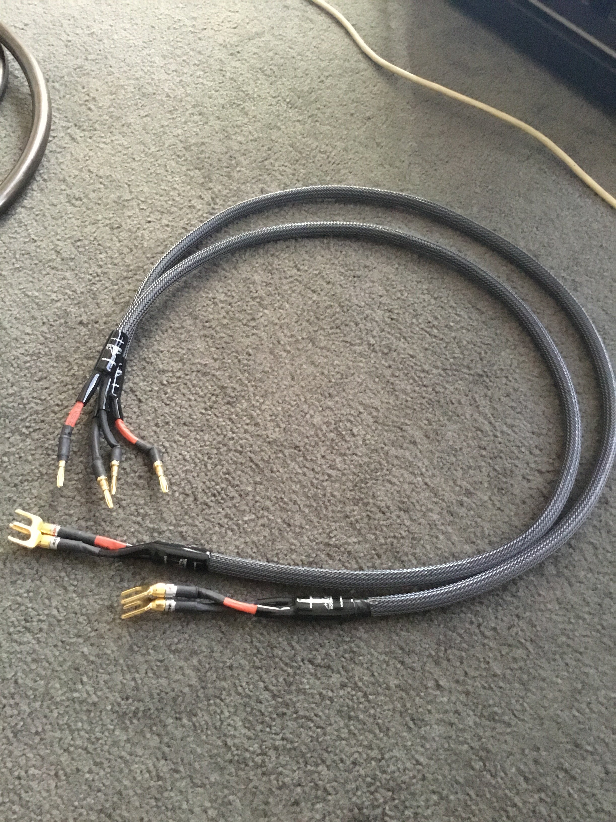 Audioquest speaker cables 1.1m |﻿ Stereo, Home Cinema, Headphones ...