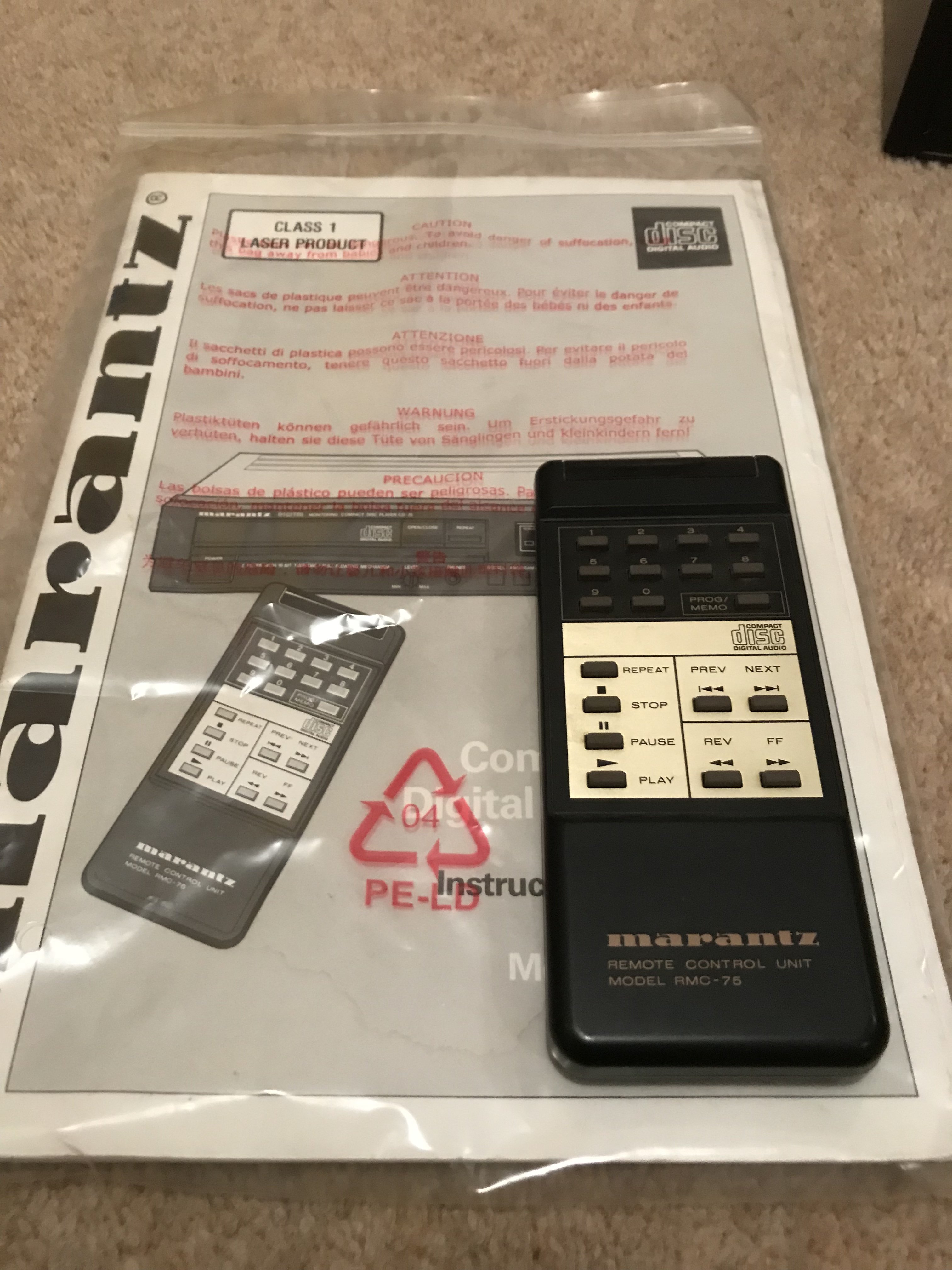 SOLD: FS: Marantz CD75 Mk1 - Stereo, Home Cinema, Headphones Components ...