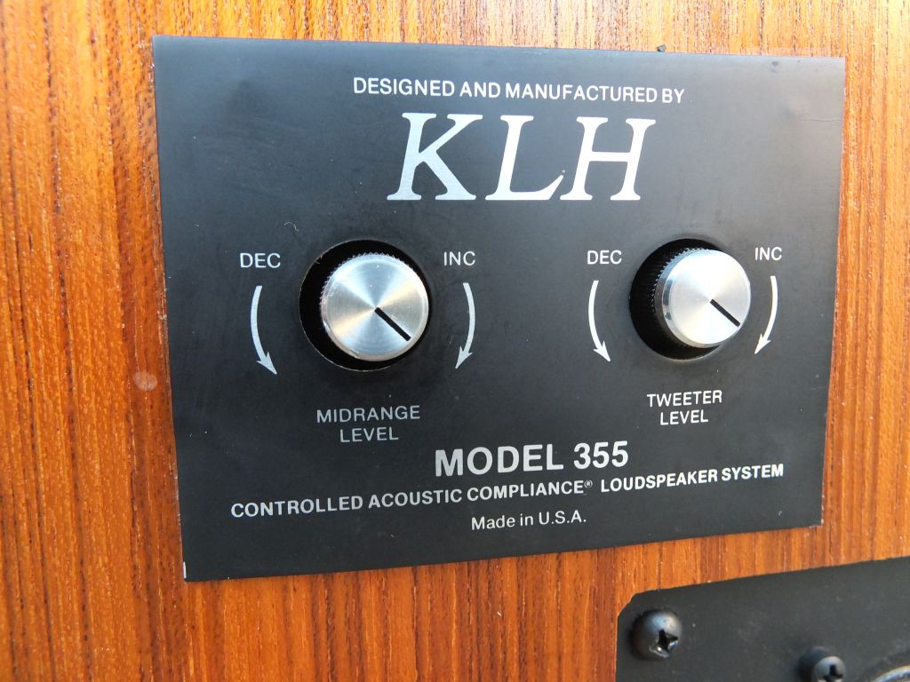 WITHDRAWN OR RELISTED: SOLD ELSEWHERE: KLH Model 355 " BIG BARON ...