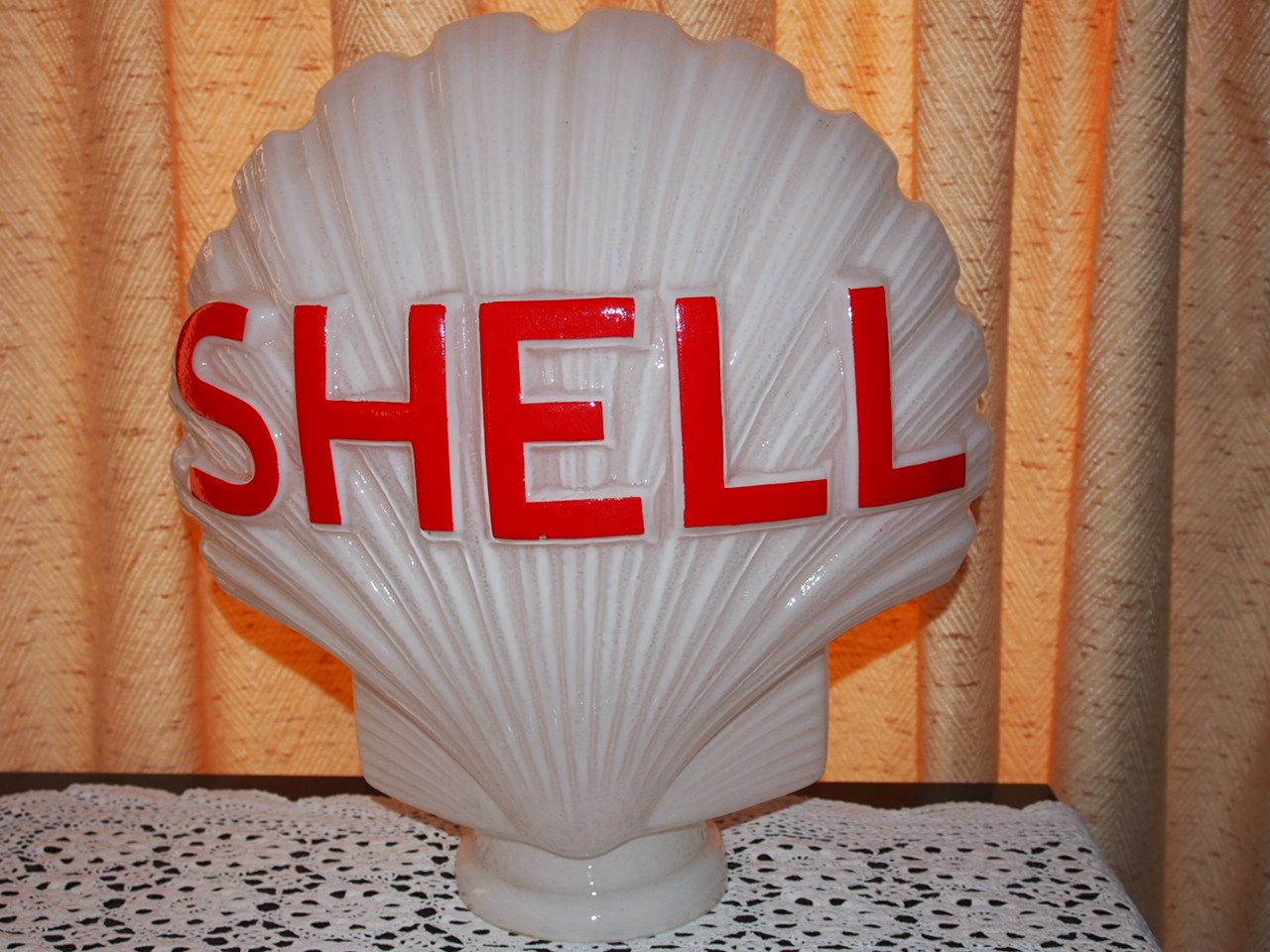 SOLD: Shell Milk Glass Globe |﻿ Classifieds - All Other