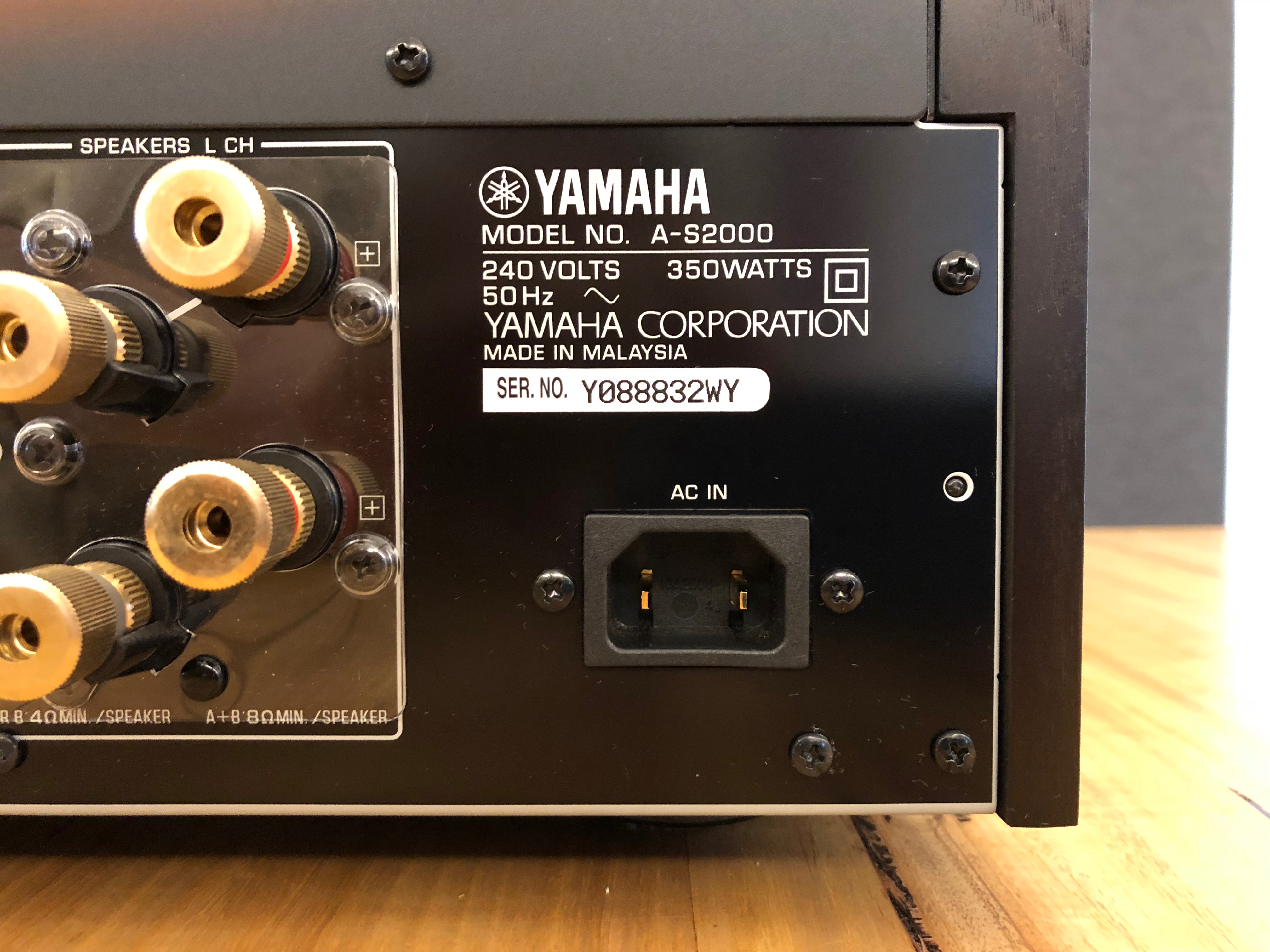 SOLD: FS: Yamaha A-S2000 Amplifier - Stereo, Home Cinema, Headphones ...