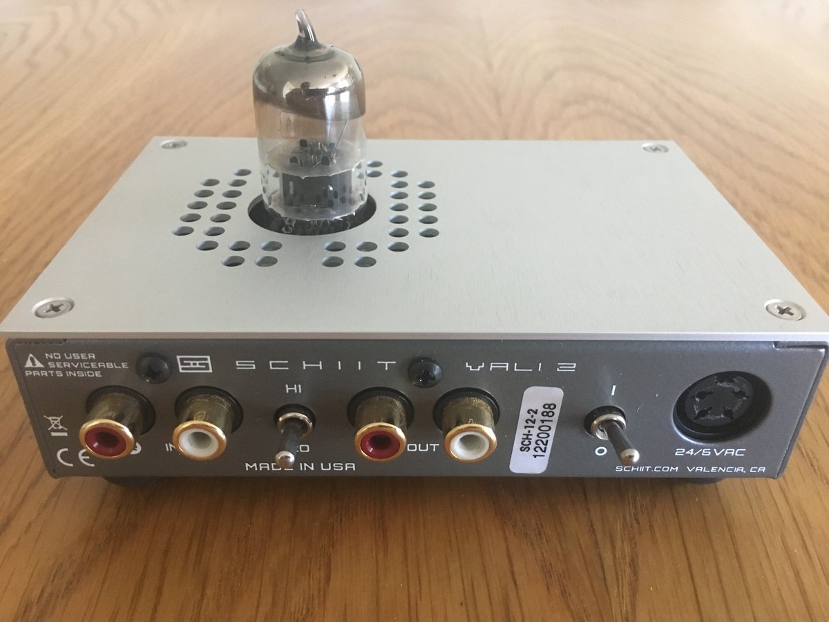 SOLD: FS: Schiit Vali 2 Tube Hybrid Amp + 6 Extra Tubes - Stereo, Home ...