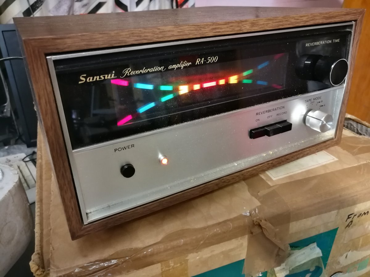 Sansui RA-500 Reverberation Amplifier - Stereo, Home Cinema, Headphones ...