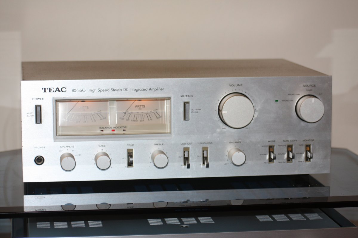 SOLD: TEAC Amp BX-550 - High Speed DC Integrated Amplifier - Stereo ...