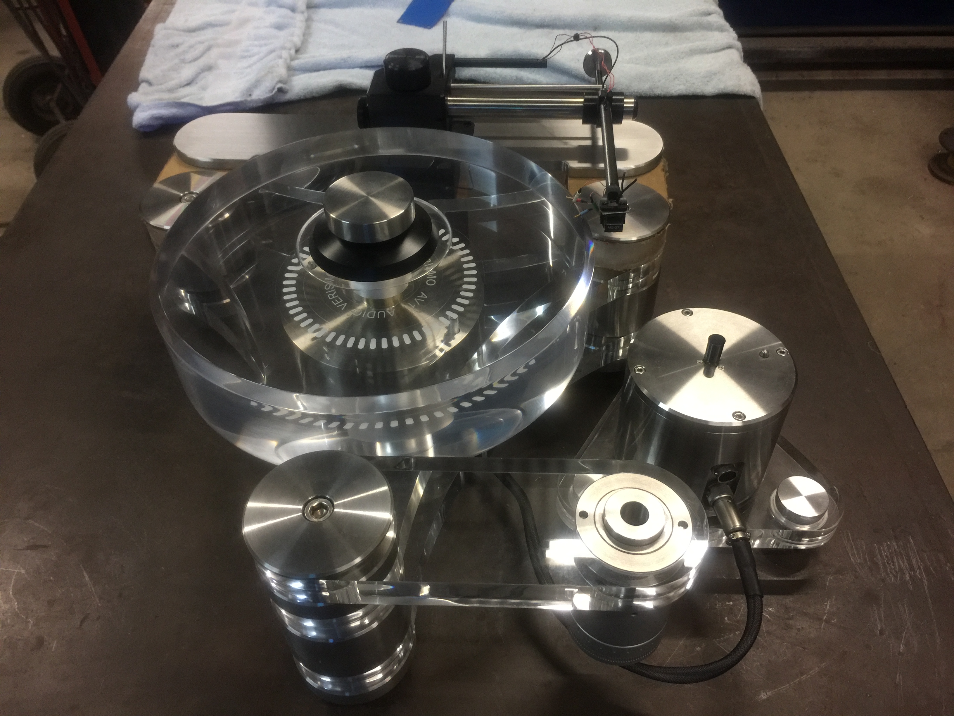 How to install a Rockport Linear Tonearm on an Audio Verismo Turntable ...