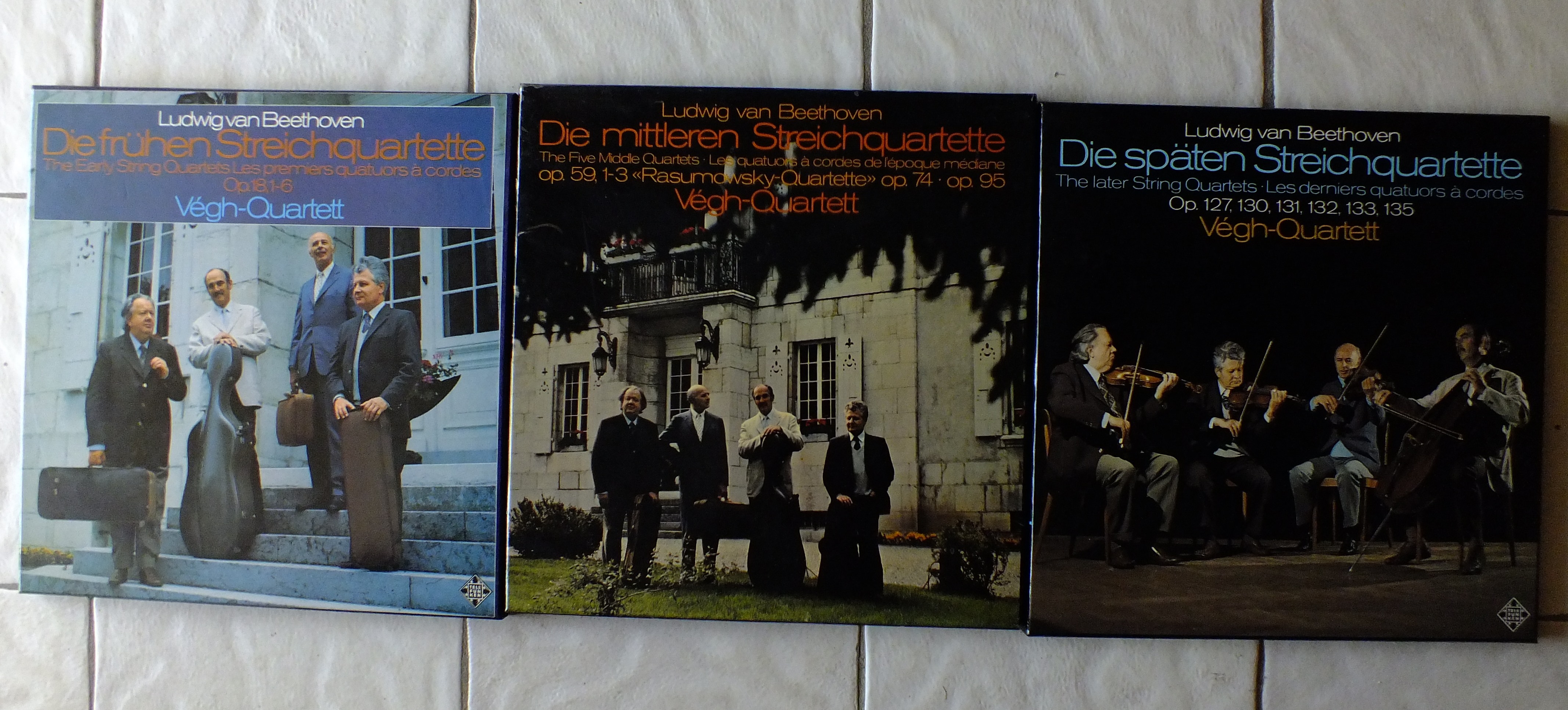 SOLD: FS: Vegh Quartet - Complete Beethoven Quartets - 10 Telefunken LPs - 3 box sets - Vinyl ...
