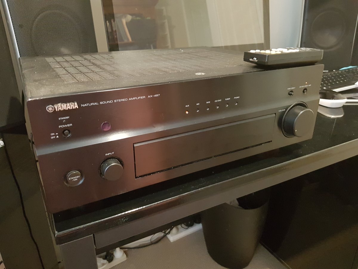 SOLD: Yamaha AX-497 integrated stereo amplifier - Stereo, Home Cinema ...