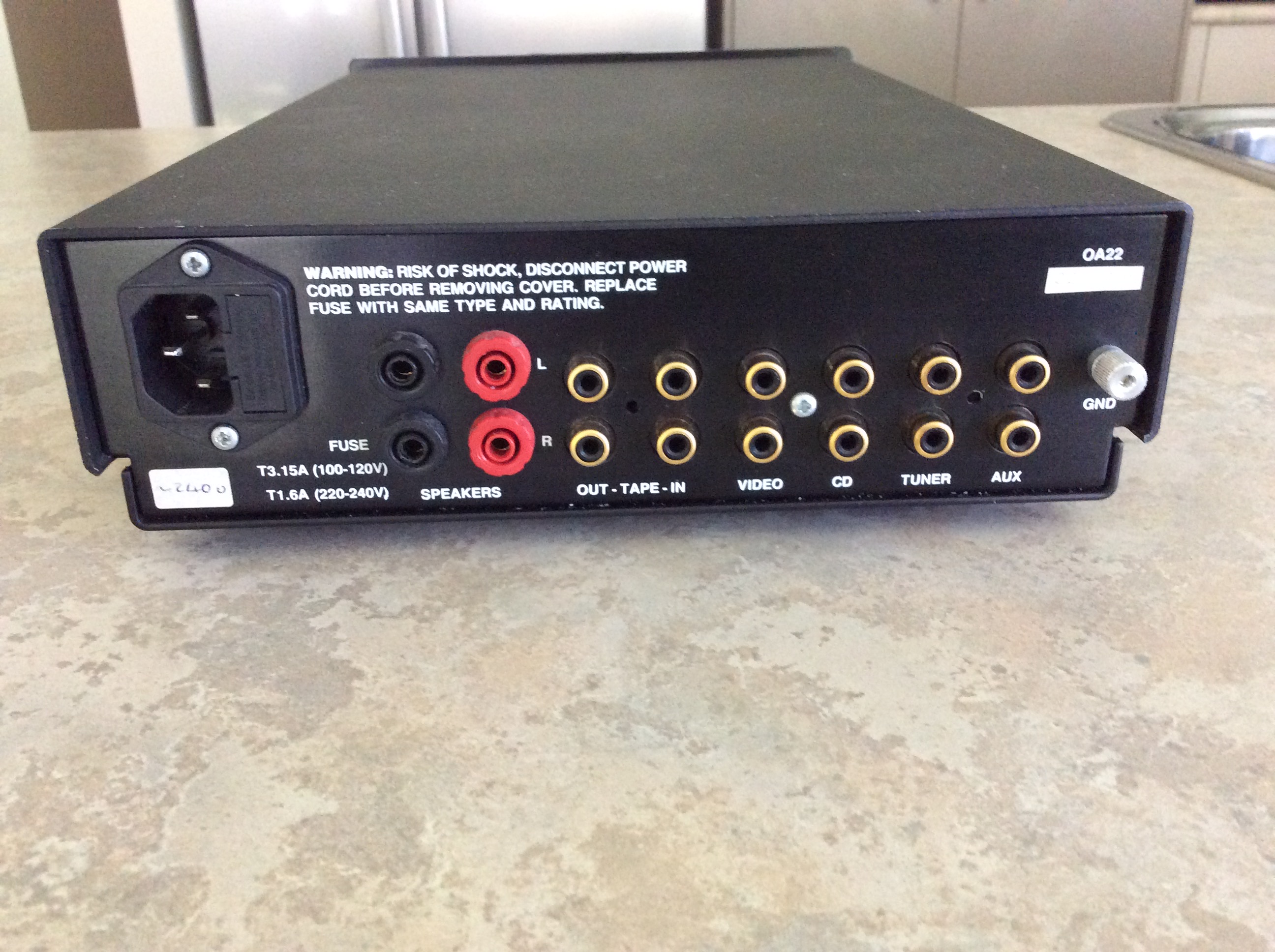 Onix oa 22 class A integrated amplifier (boxed) incl postage - Stereo ...