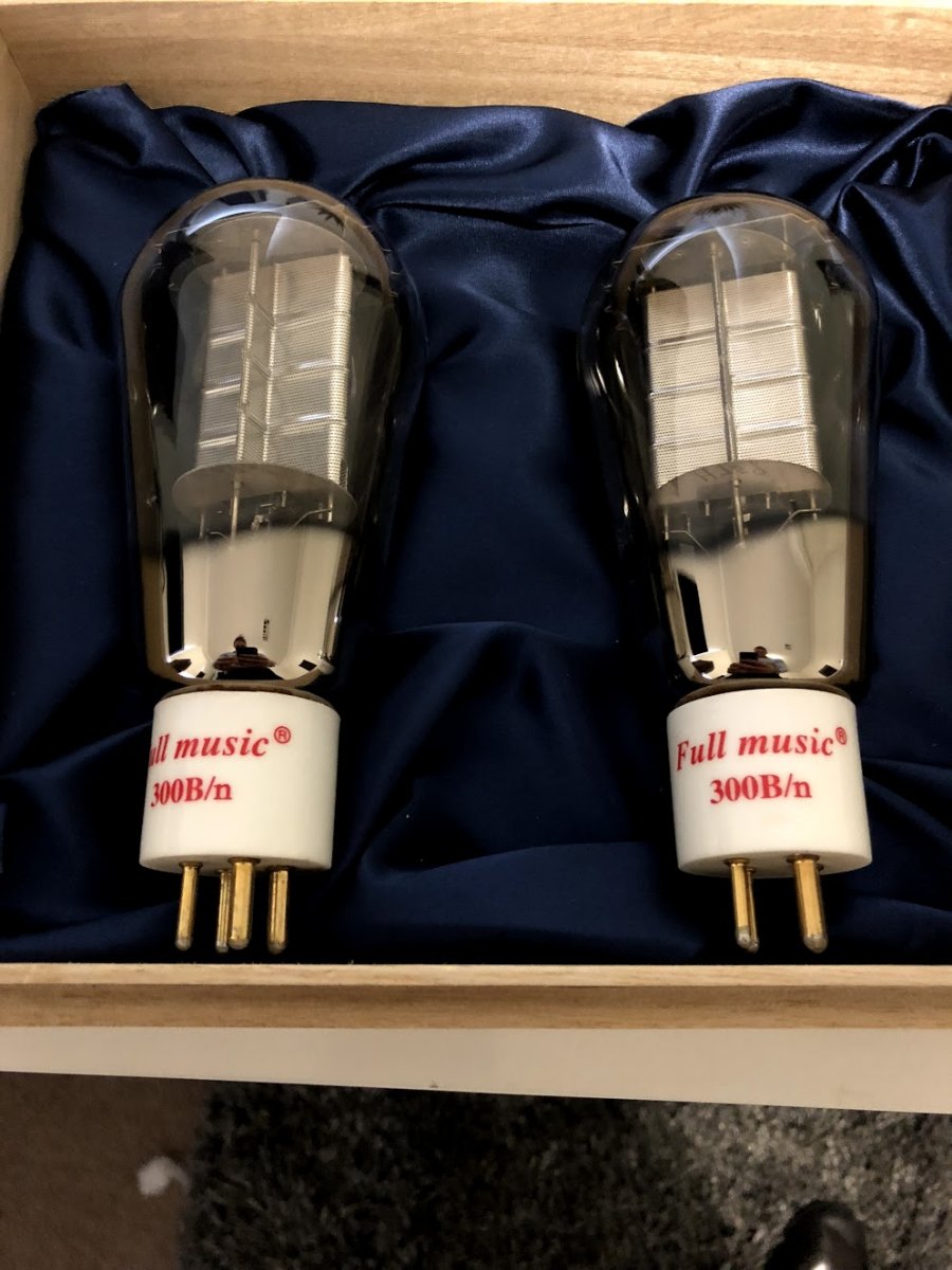 SOLD: FS: Matched pair Full Music 300B/n mesh plate tubes - Stereo ...