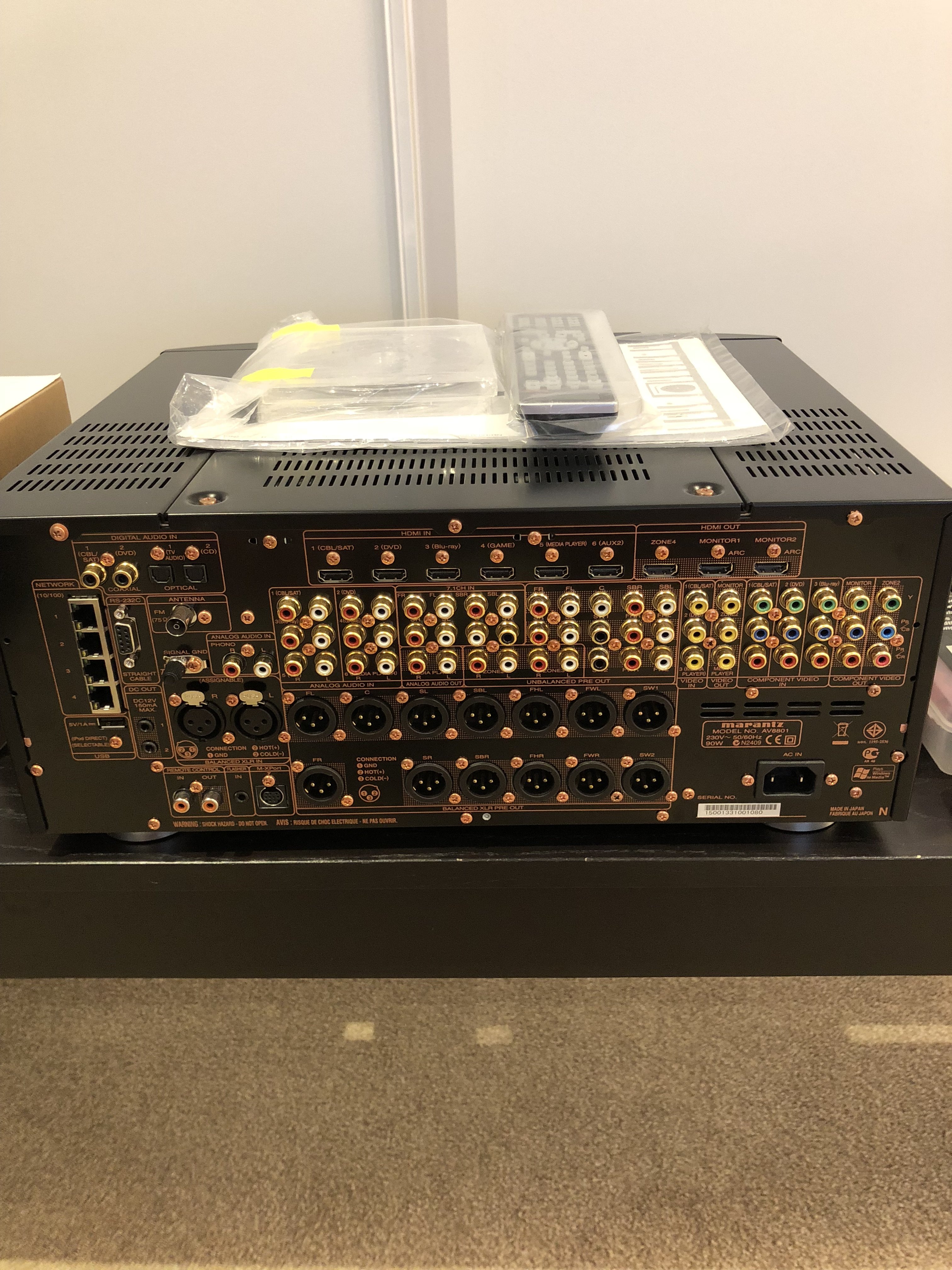 SOLD: FS: Marantz AV 8801 Pre-Amplifier - Hi-Fi and Cinema Cables ...