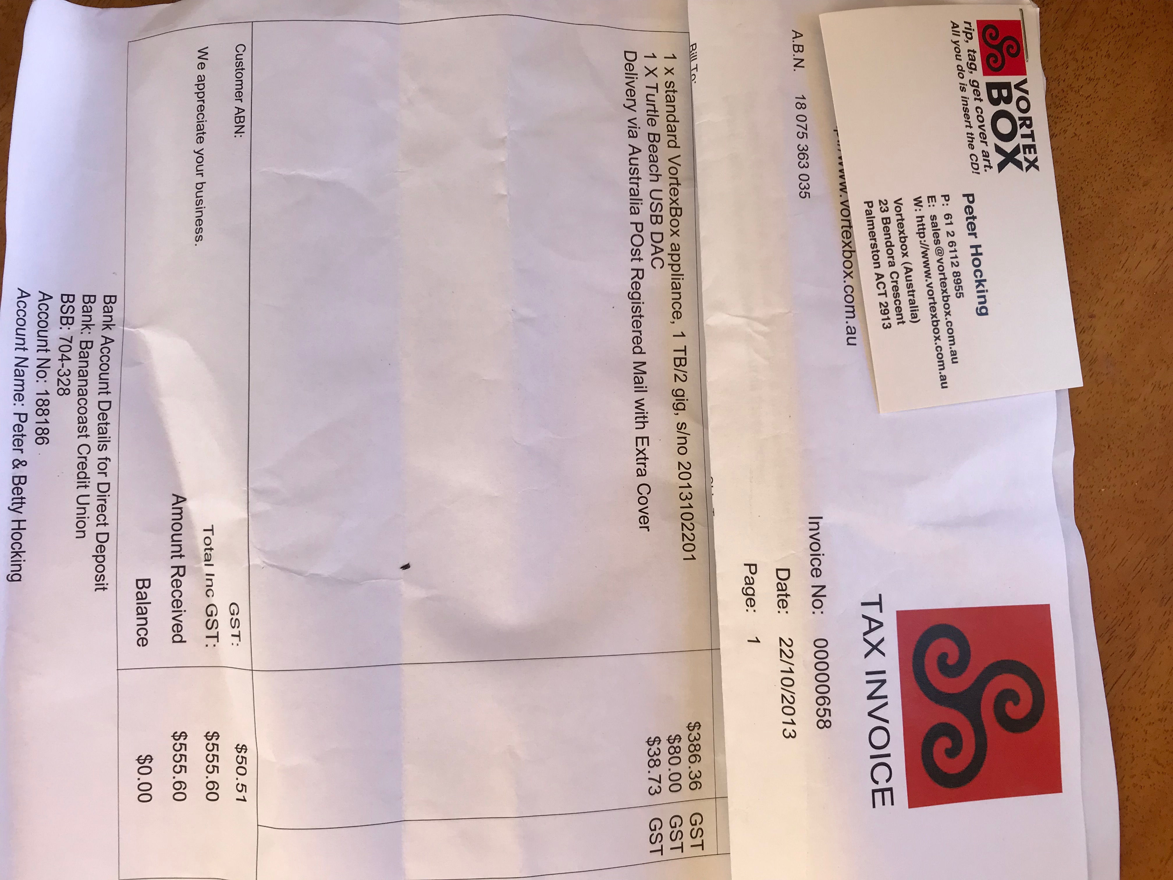 SOLD: FS: Vortexbox - cd ripper and storage device - Stereo, Home ...