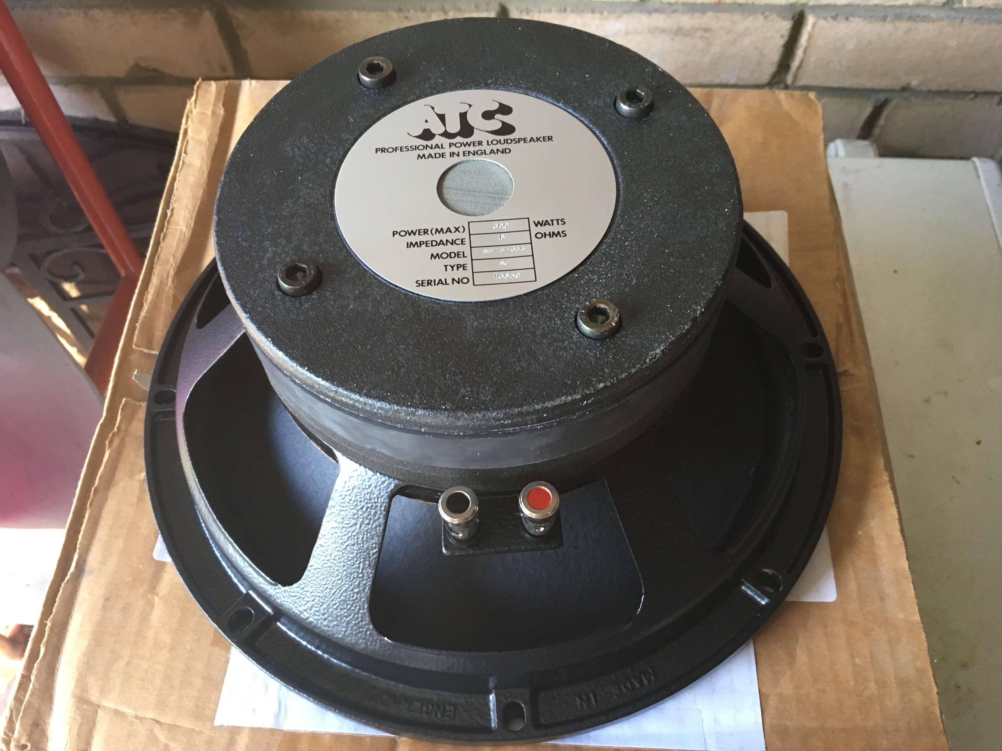 SOLD: FS: 2 X ATC 12" Bass Drivers (ATC SB75-314SC) - Stereo, Home ...