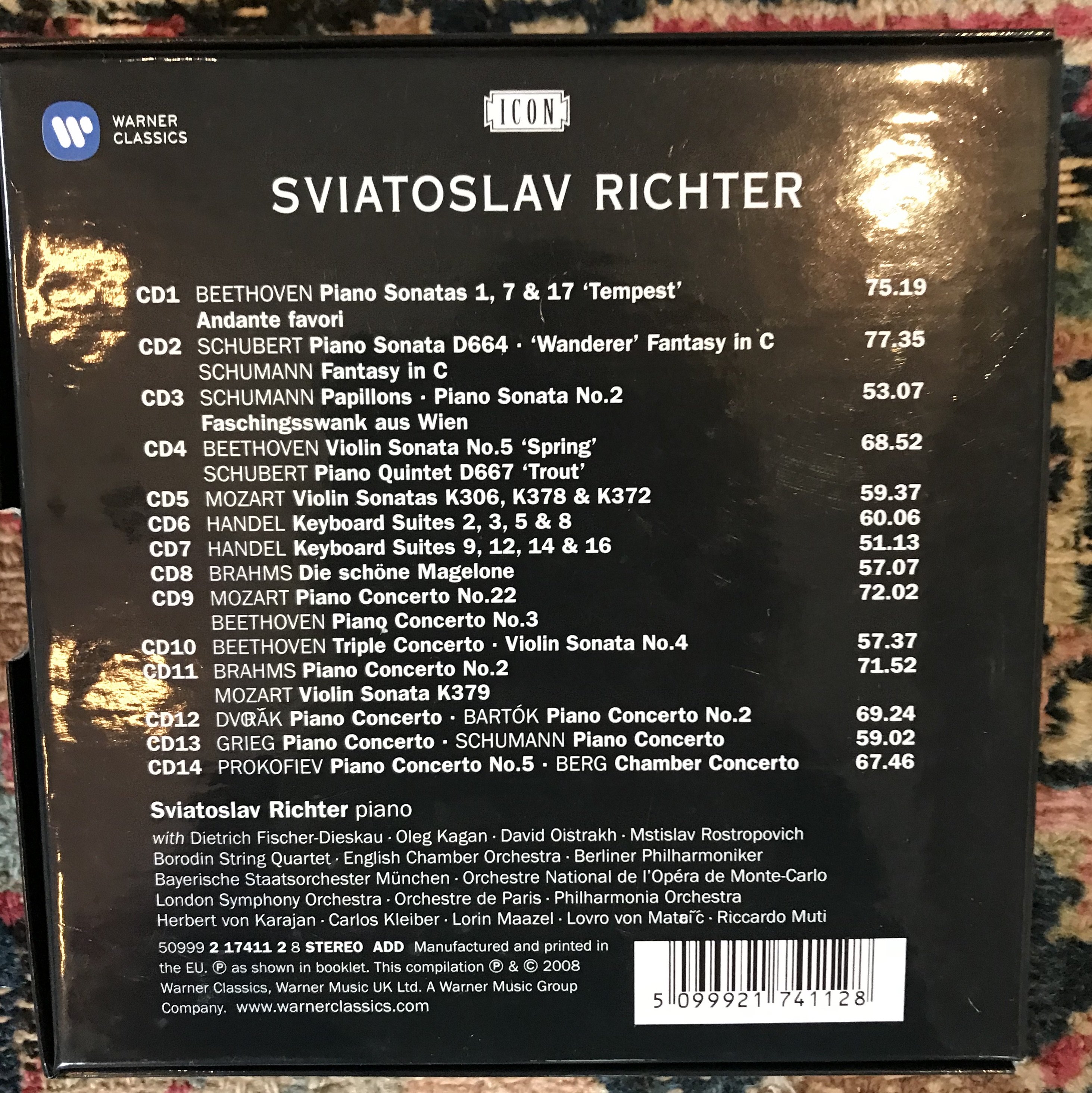 SOLD: FS: Classical CD Box Set: Sviatoslav Richter 14 CDs |﻿ Vinyl, CD, and Blu-ray