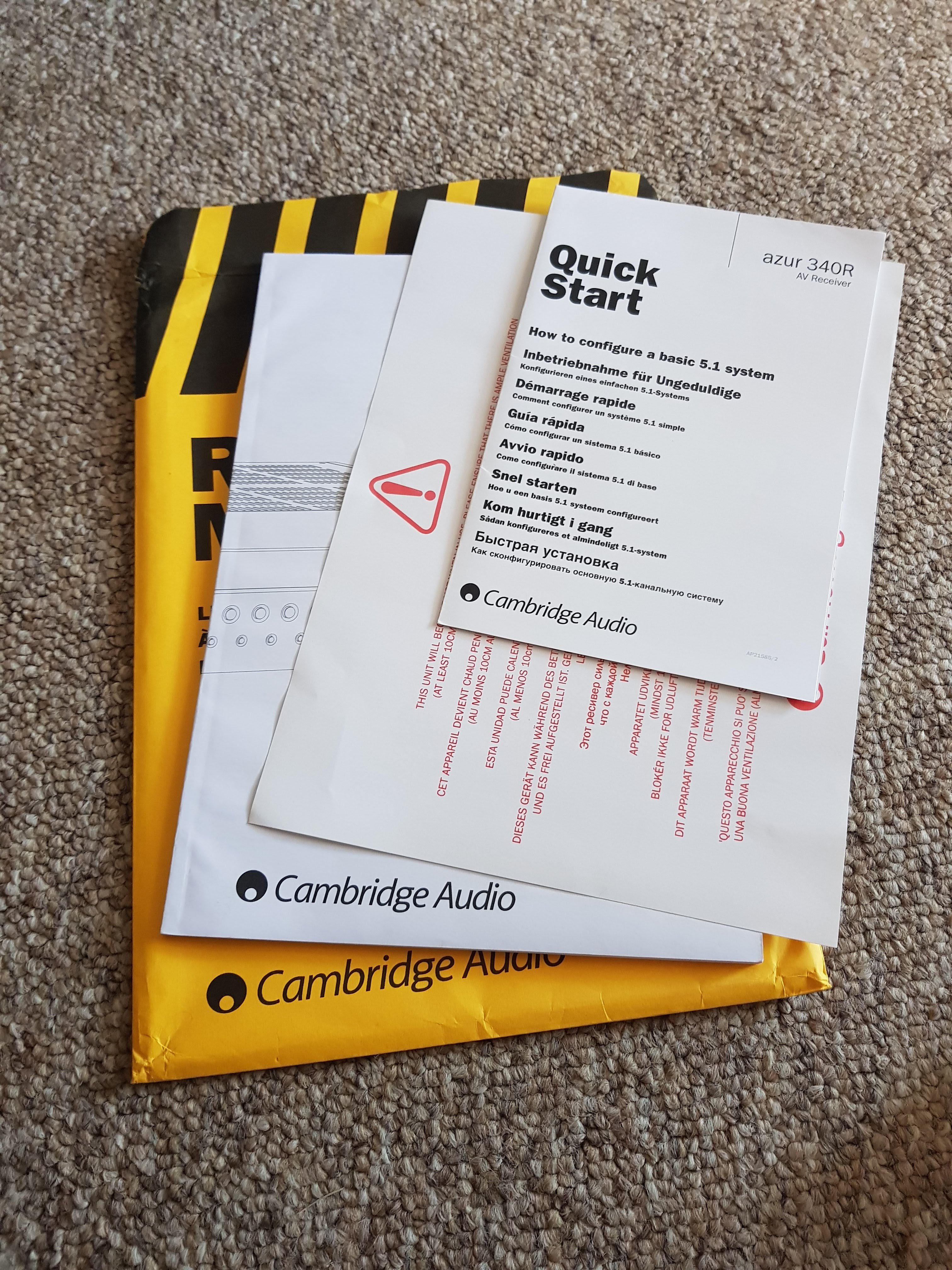 SOLD: FS: Cambridge Audio Azur 340R (Price Drop) - Stereo, Home Cinema ...