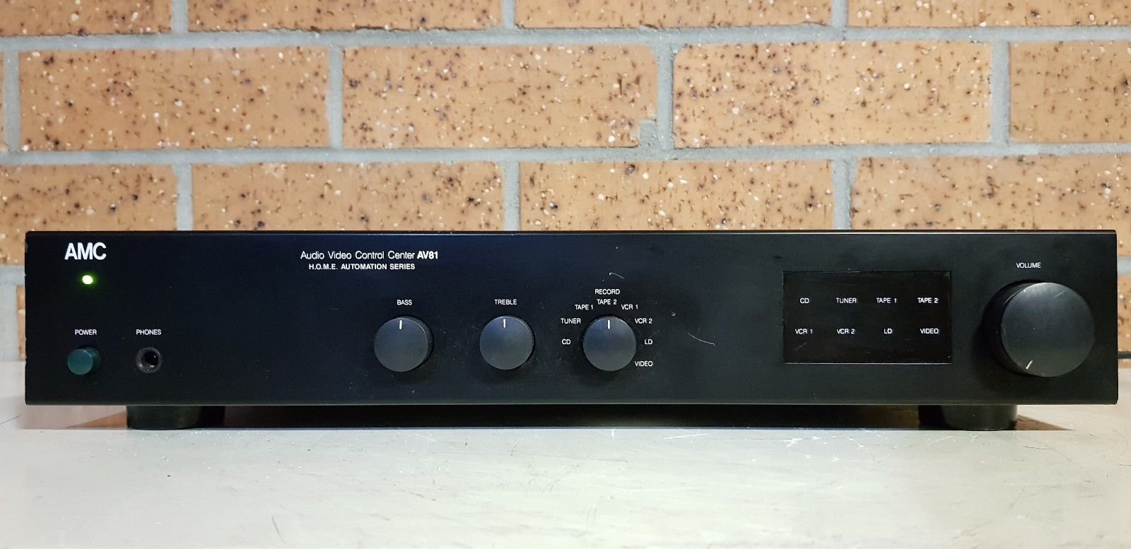 FS: AMC AV-81 AUDIO VIDEO CONTROL CENTER H.O.M.E AUTOMATION SERIES ...