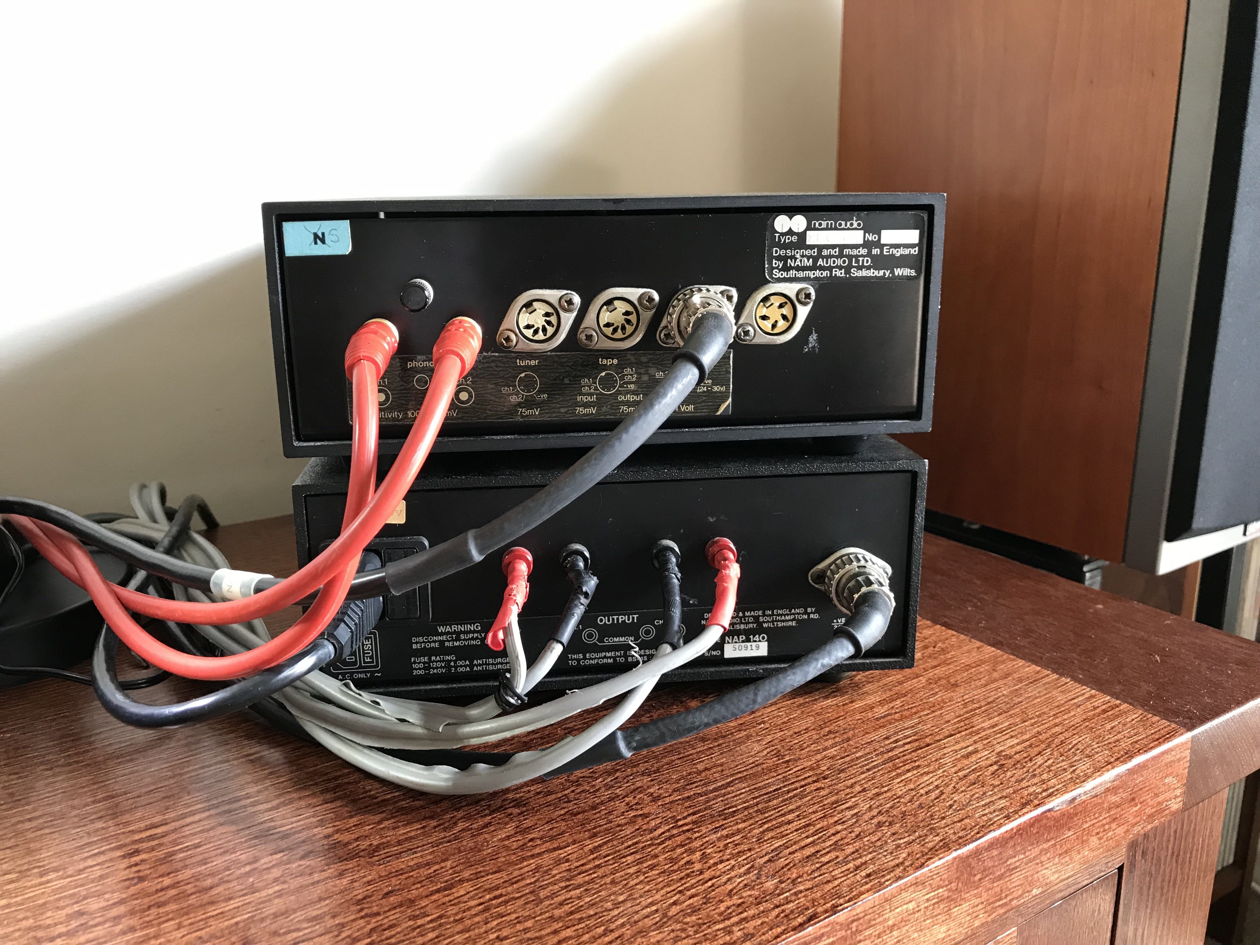 Naim NAC42/NAP140 INCLUDING 4TO4PIN SNAIC POWER CORD - Stereo, Home ...