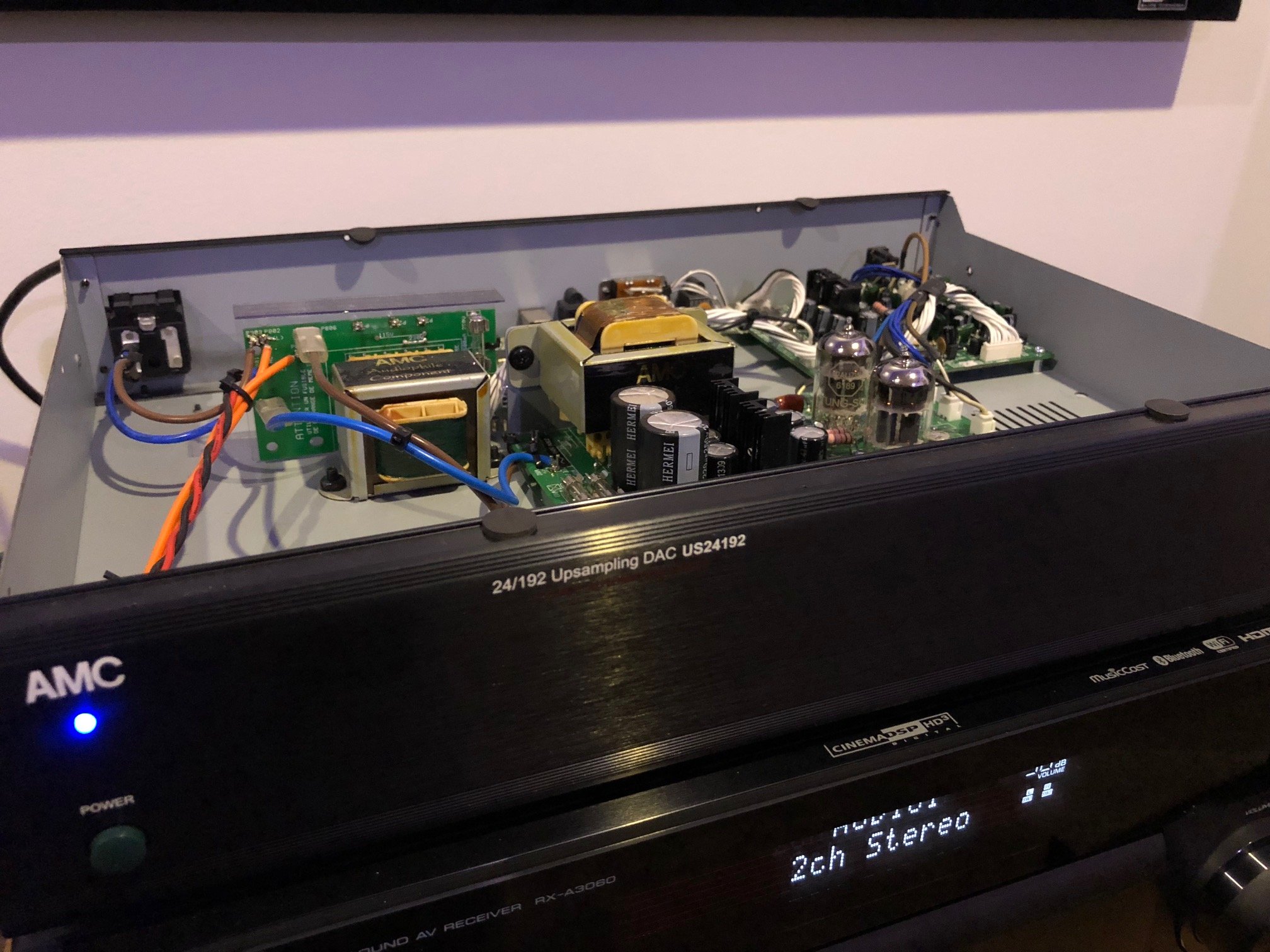 SOLD: AMC US24192 VT Audio DAC with Tube output - Stereo, Home Cinema ...