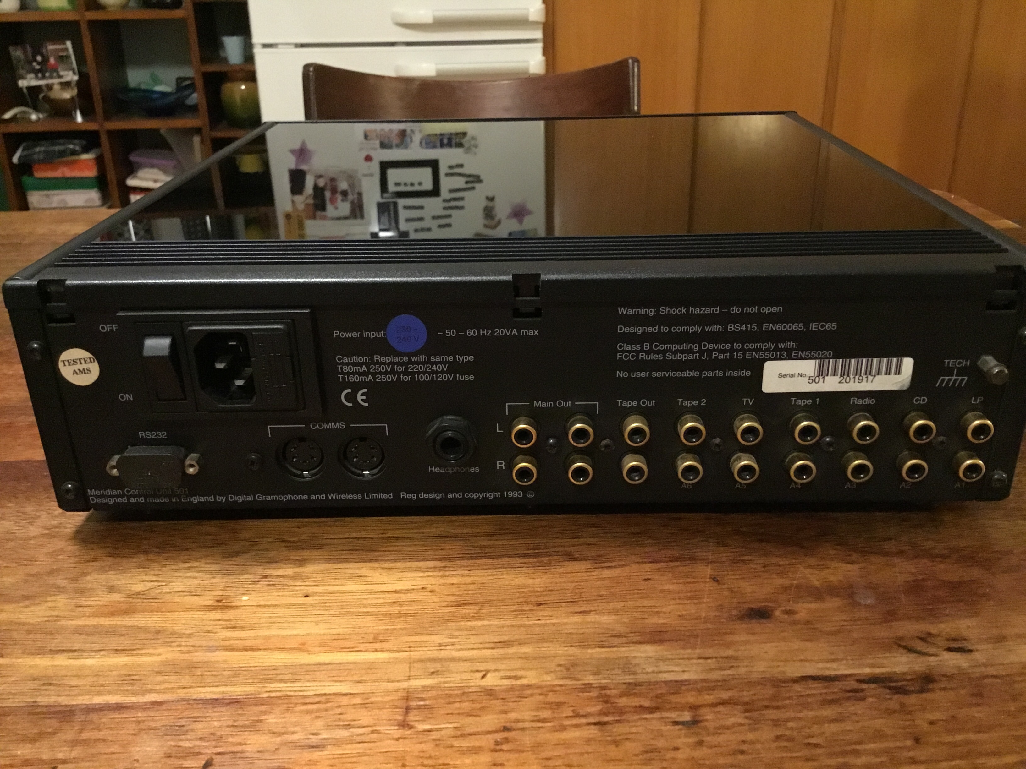 SOLD: FS: Meridian 501 pre amp. |﻿ Stereo, Home Cinema, Headphones ...