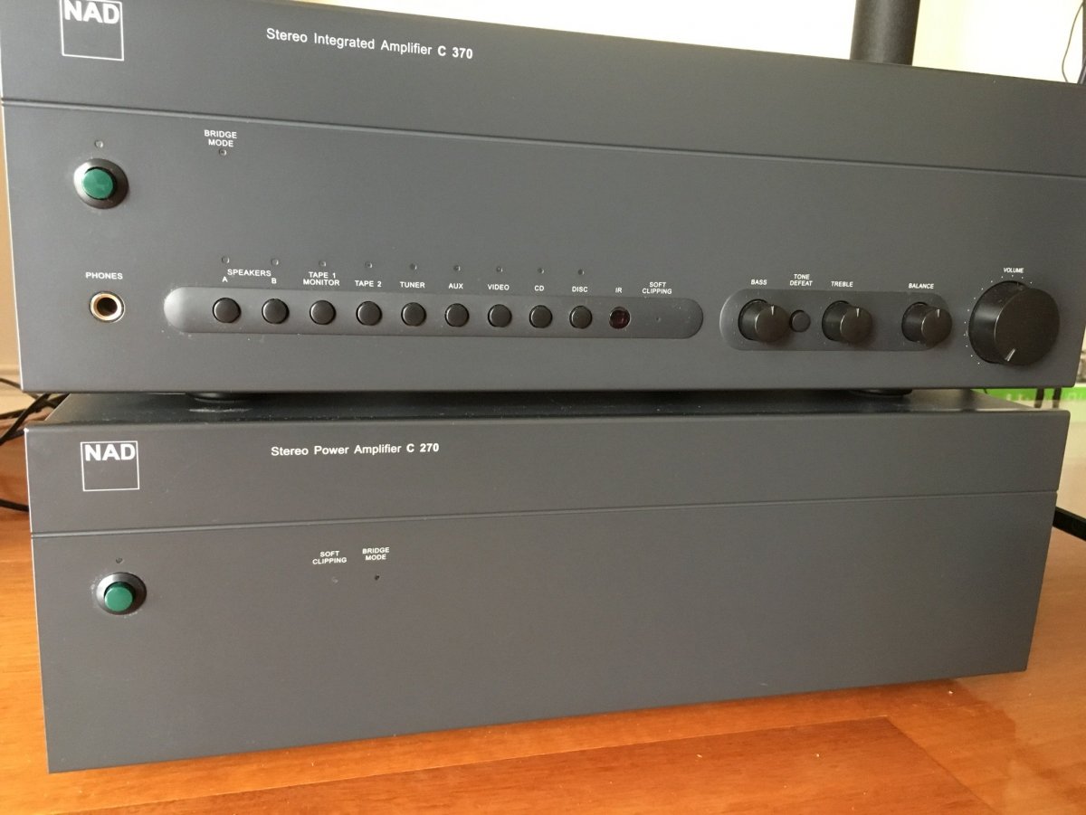 SOLD: NAD C370 & NAD C270 Amplifiers - Stereo, Home Cinema, Headphones ...