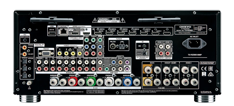 ONKYO RZ-900 7.2 AMPLIFIER ($1,350 ONO) |﻿ Hi-Fi and Cinema Cables ...